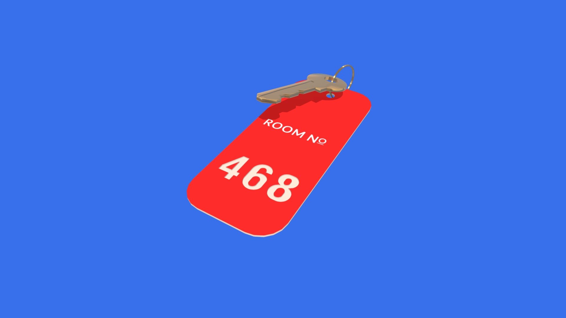 Room Key - 3D model by Seven.Four [6f9d58d] - Sketchfab