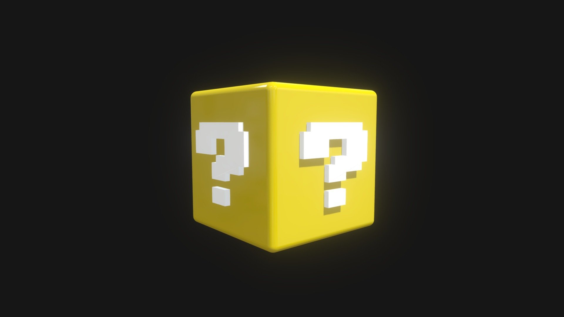 Yellow Question Box - Download Free 3D model by becduino [6f9d9a9 ...