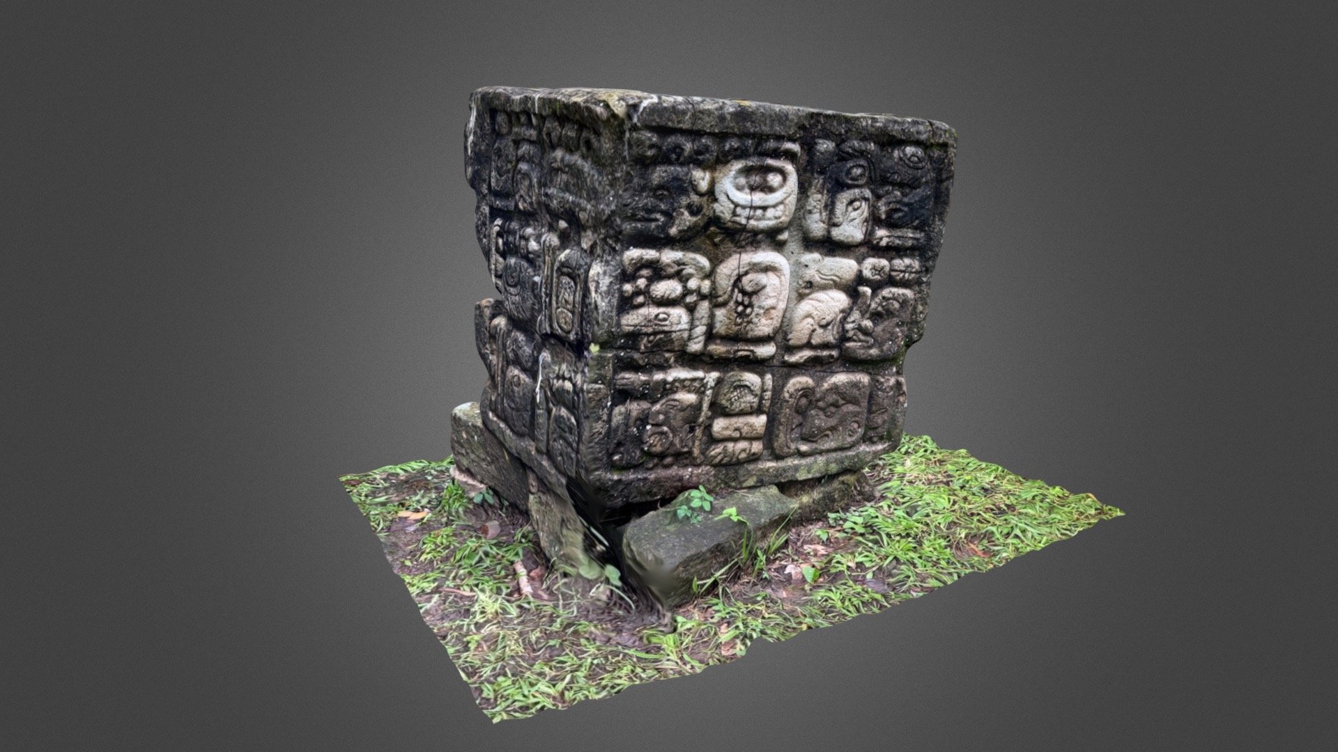 Altar, Copan - Download Free 3D model by AtsushiNoguchi [6f9e6e5 ...