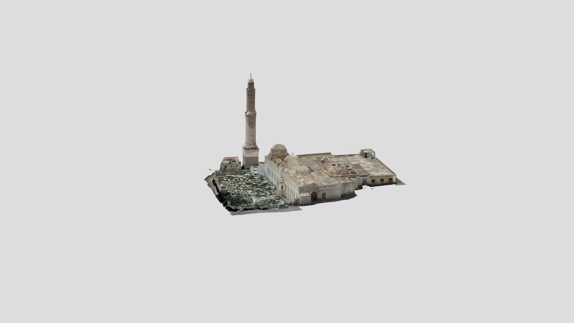 Al- Muzafar Mosque3 - 3D model by SFD_Yemen [6f9f984] - Sketchfab