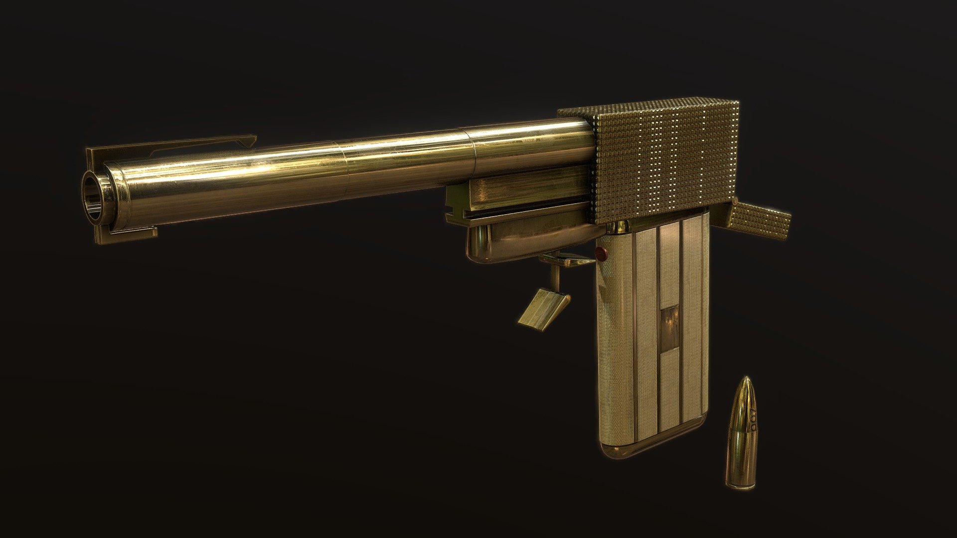 007 Golden Gun - 3D model by Chris Drelich (@CDrelich) [6f9f9c5 ...