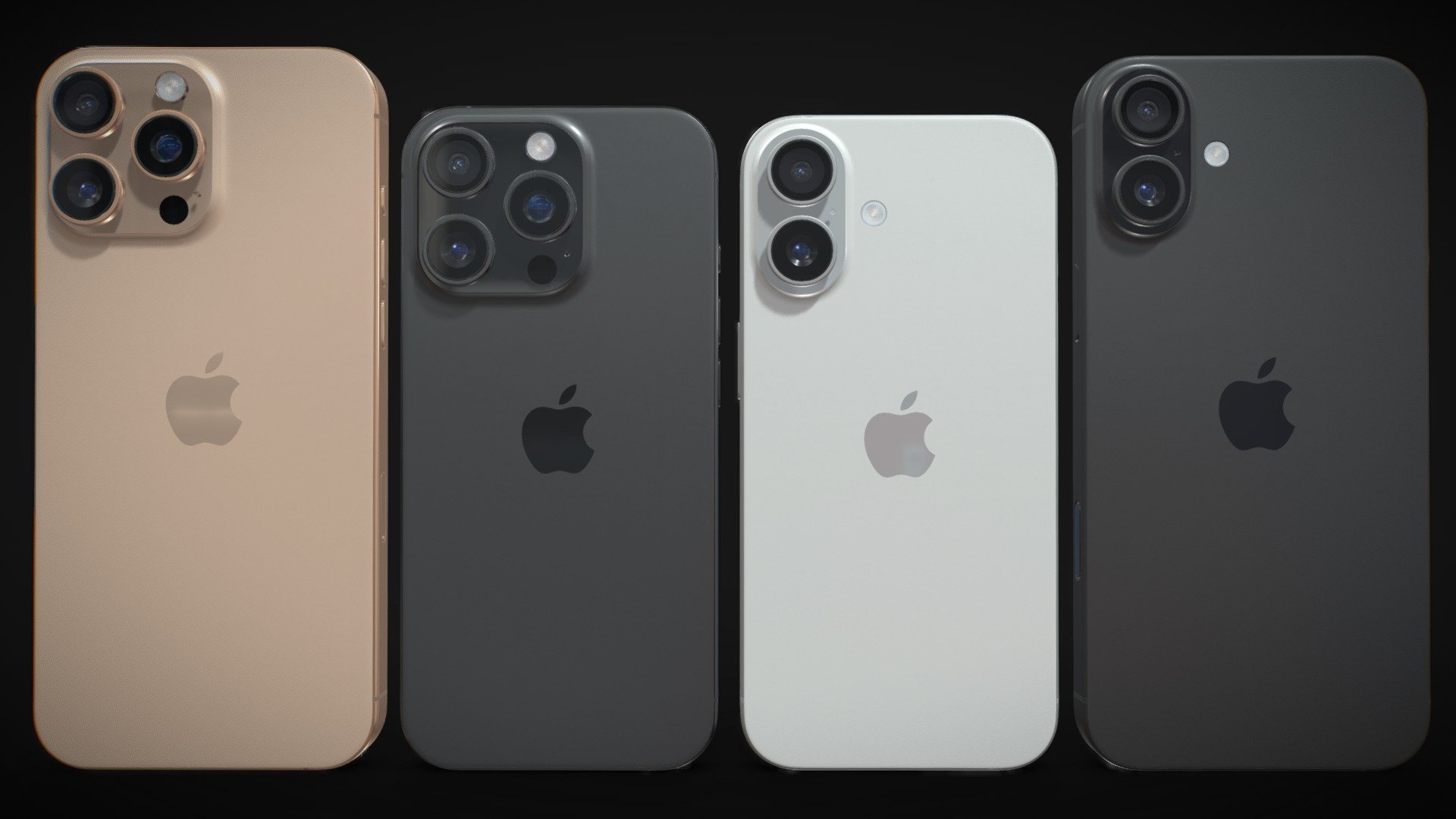 Apple iPhone 16 Collection - Buy Royalty Free 3D model by madMIX ...