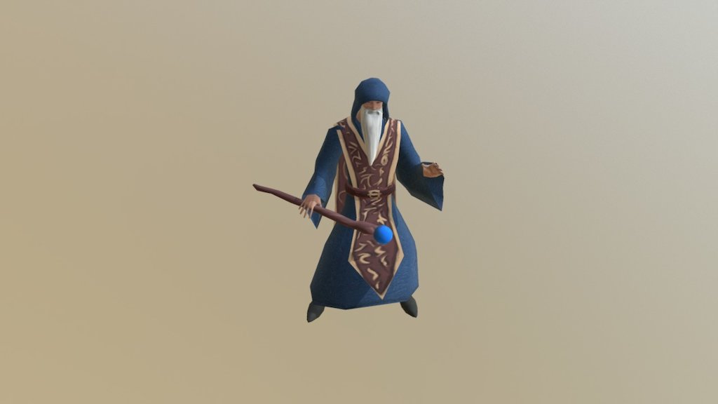 Wizard Casting Attack - 3D model by Joe Lam (@pyroxene) [6fa0bf1 ...
