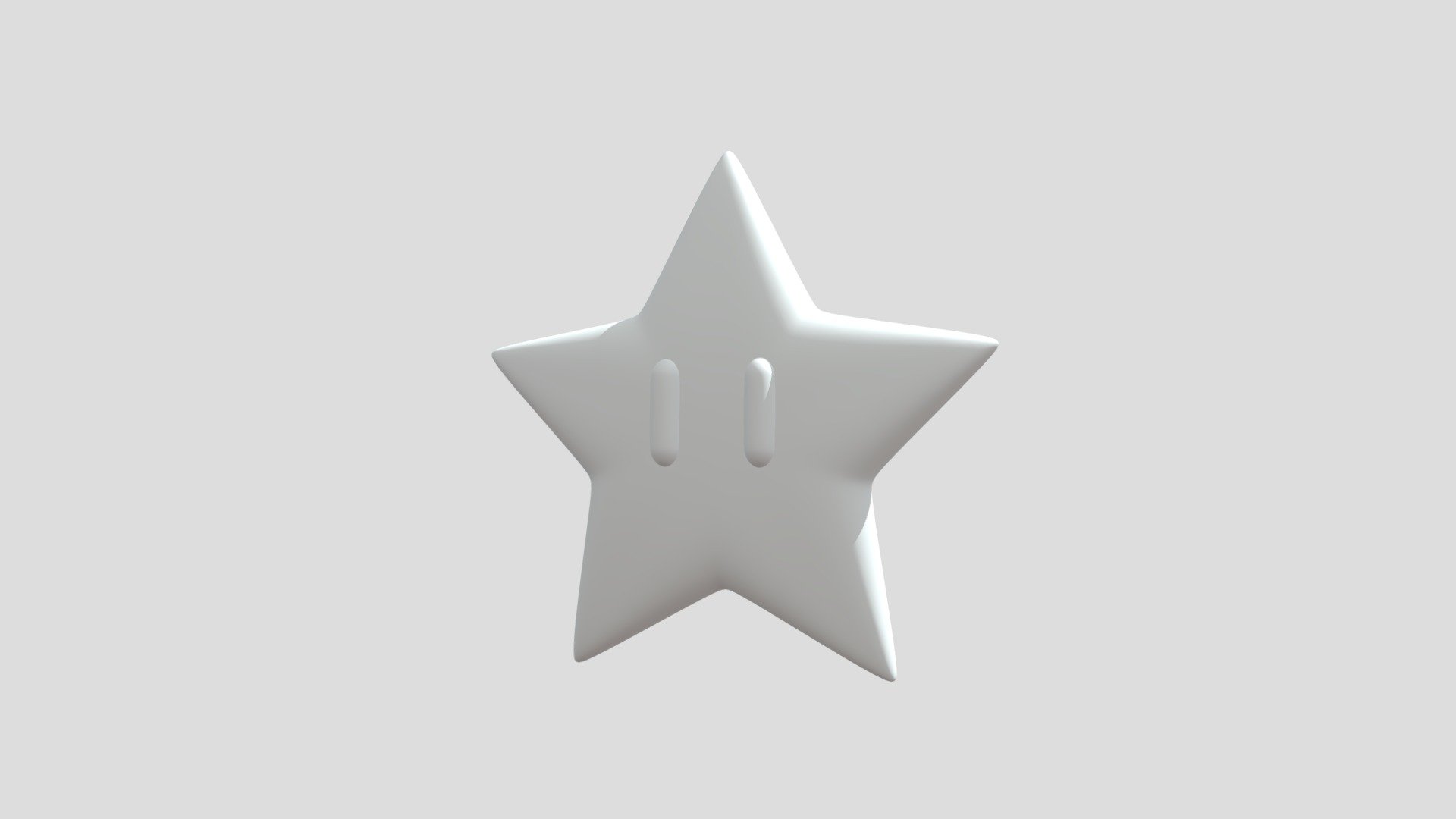 3D Super Star - from Super Mario - Download Free 3D model by ...