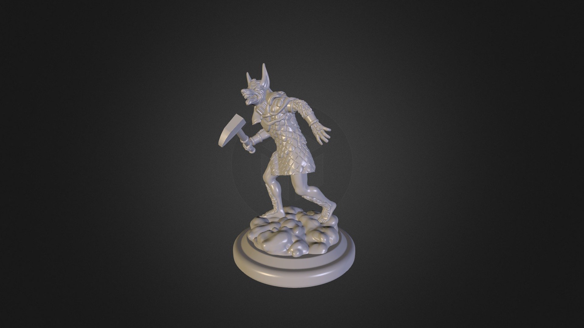 Anubis - 3D model by Ryan Lesser (@RyanLesser) [6fa1f0a] - Sketchfab
