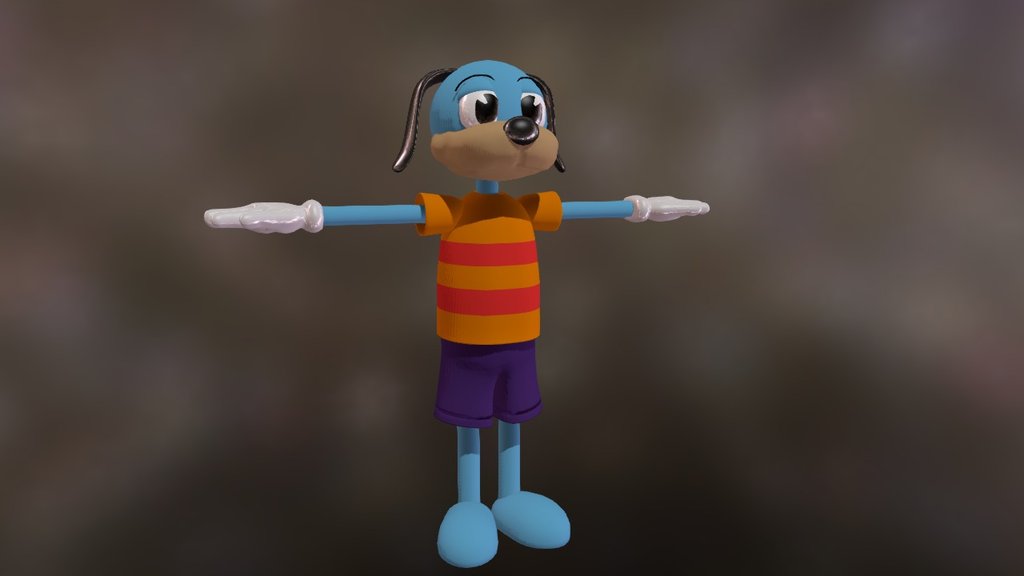 Toontown 2.0 Dog - 3D model by Syphon (@ttchristopher) [6fa25df ...