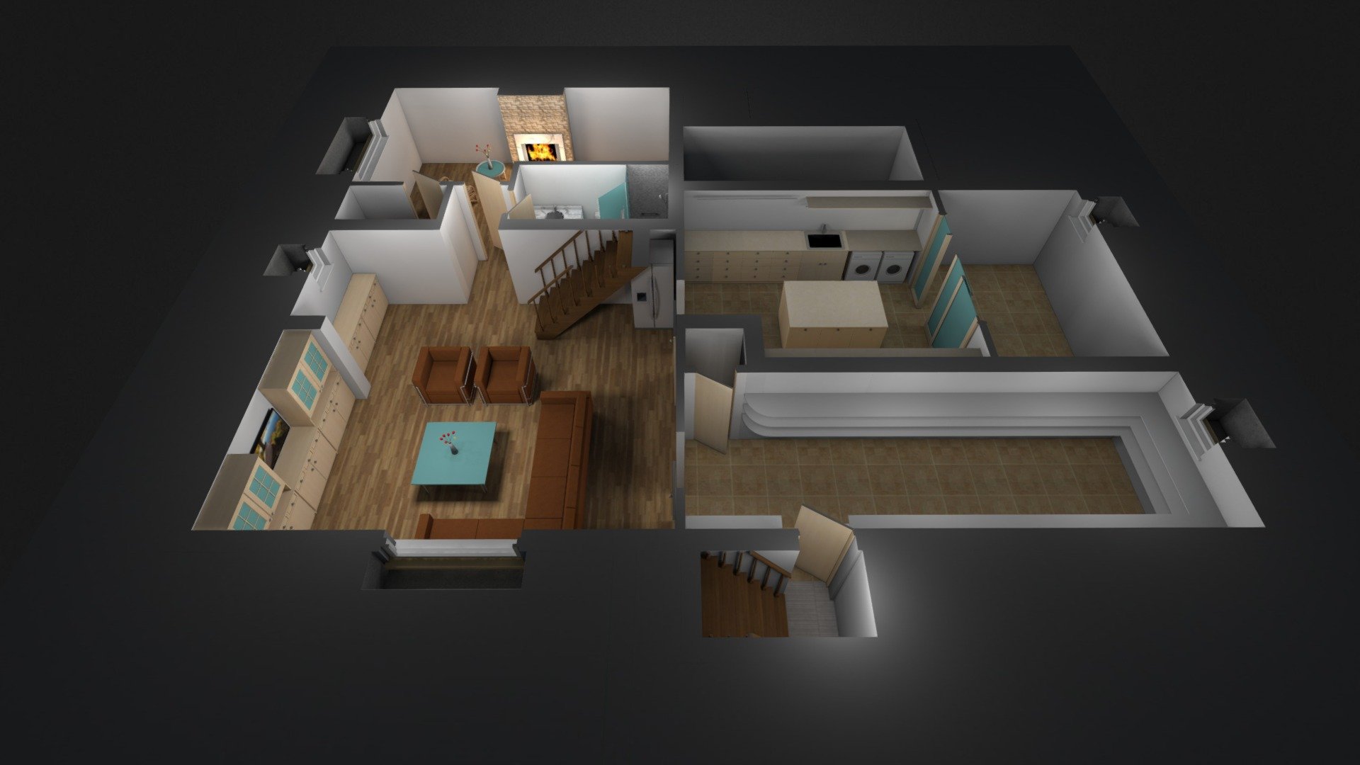 07-67 -basement - 3D model by Cadaxx Design (@cadaxx) [6fa35c3] - Sketchfab