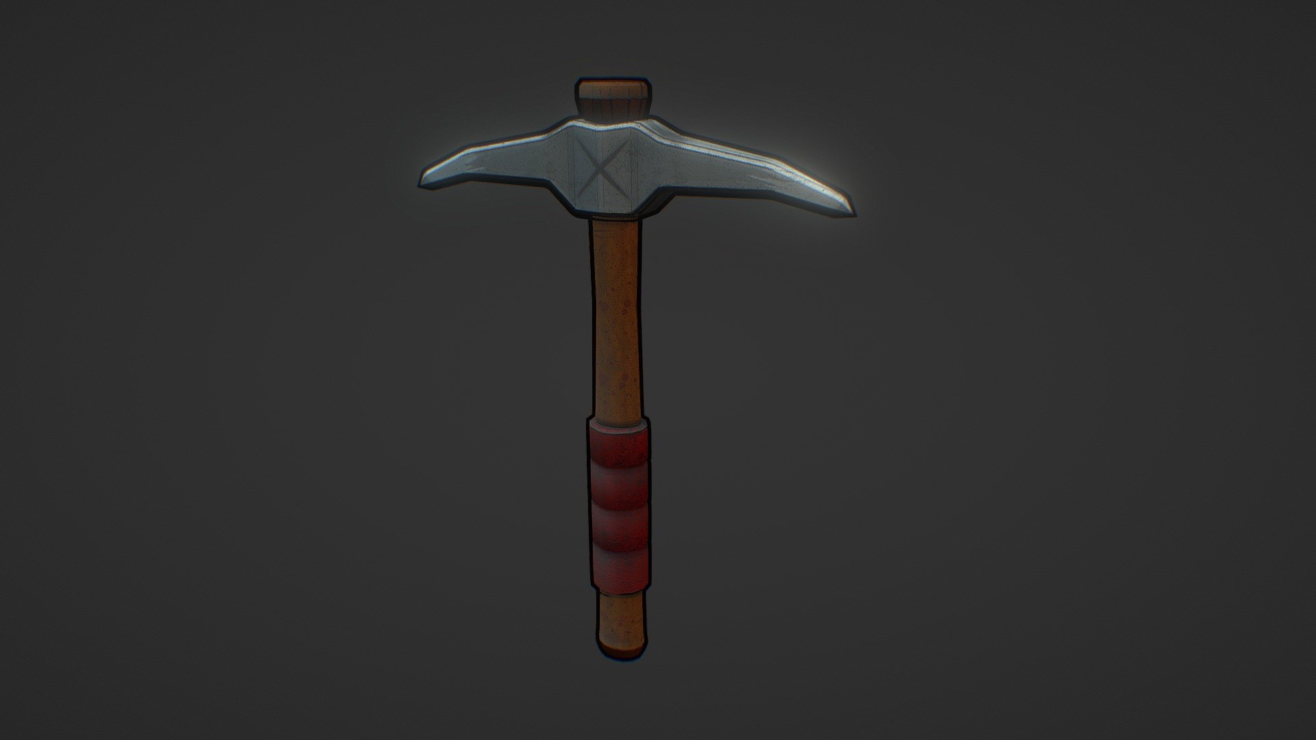 Pick Axe Toon Style [ low-poly ] - Download Free 3D model by lalit ...