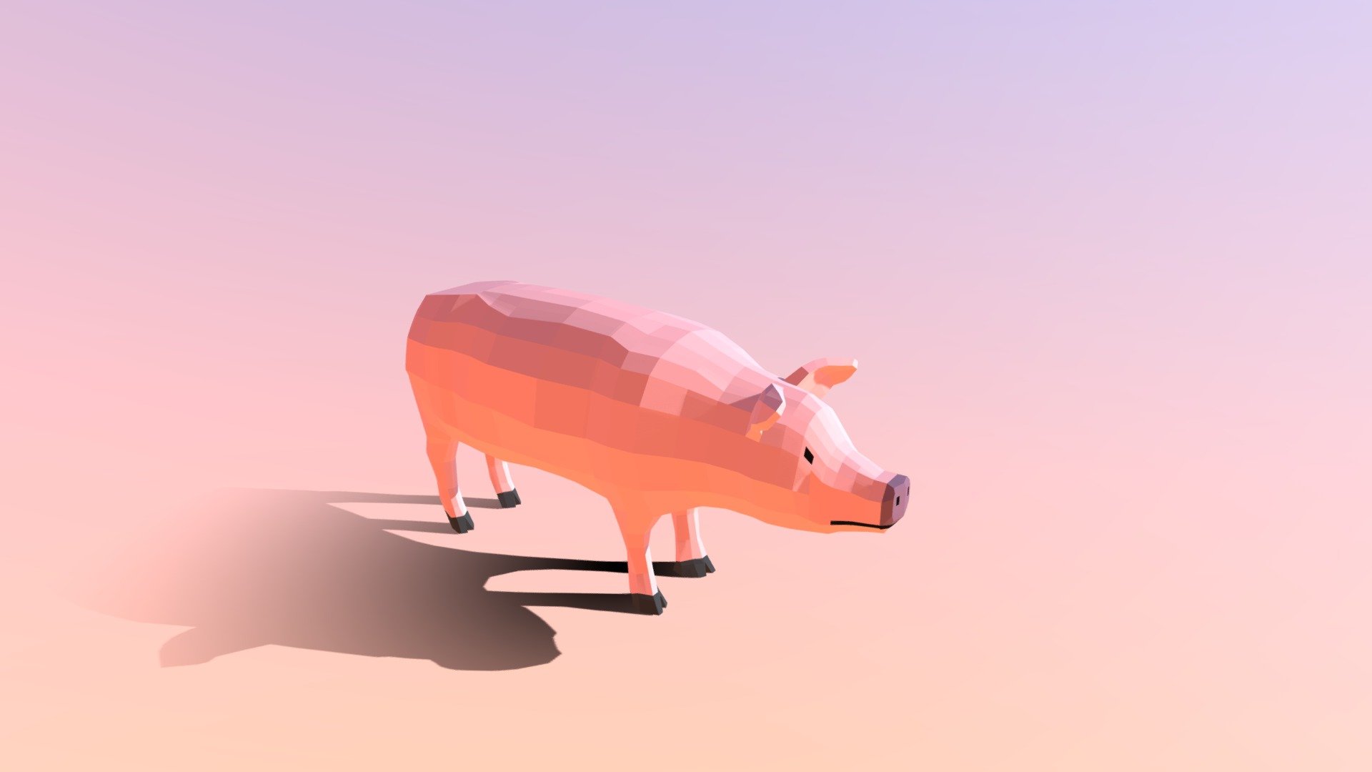 Pig - Download Free 3D model by DibArts (@youssefe22) [6fa7228] - Sketchfab