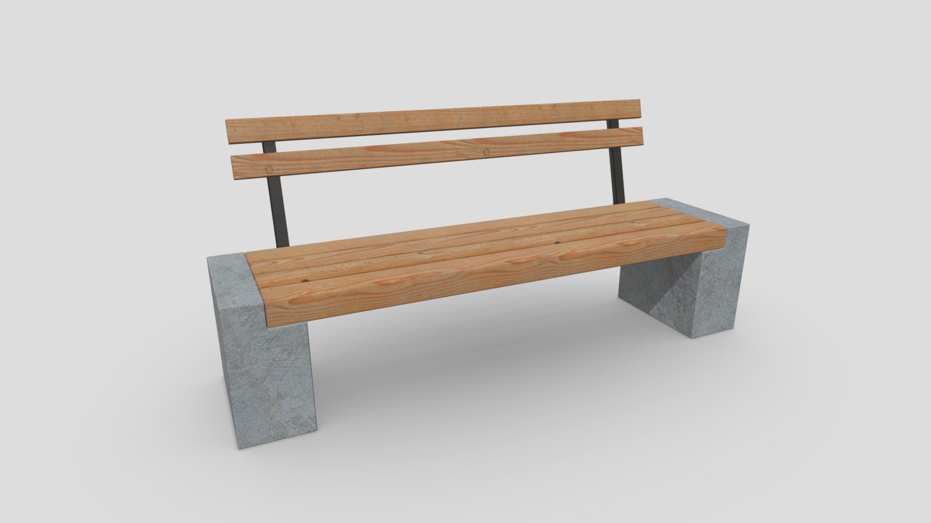 Bench 3 - Buy Royalty Free 3D model by plaggy [6fa7c3c] - Sketchfab Store