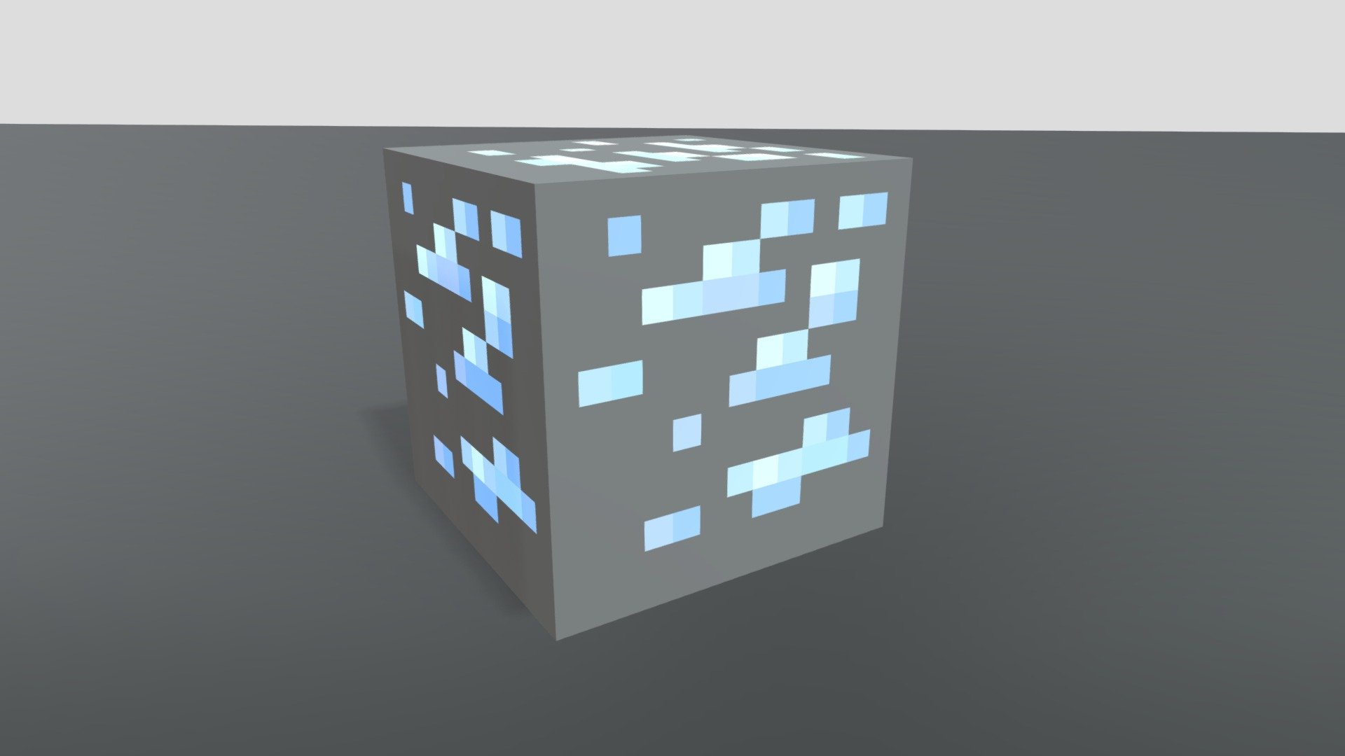 Minecraft Diamond Ore - Download Free 3D model by ElCompaNiki ...