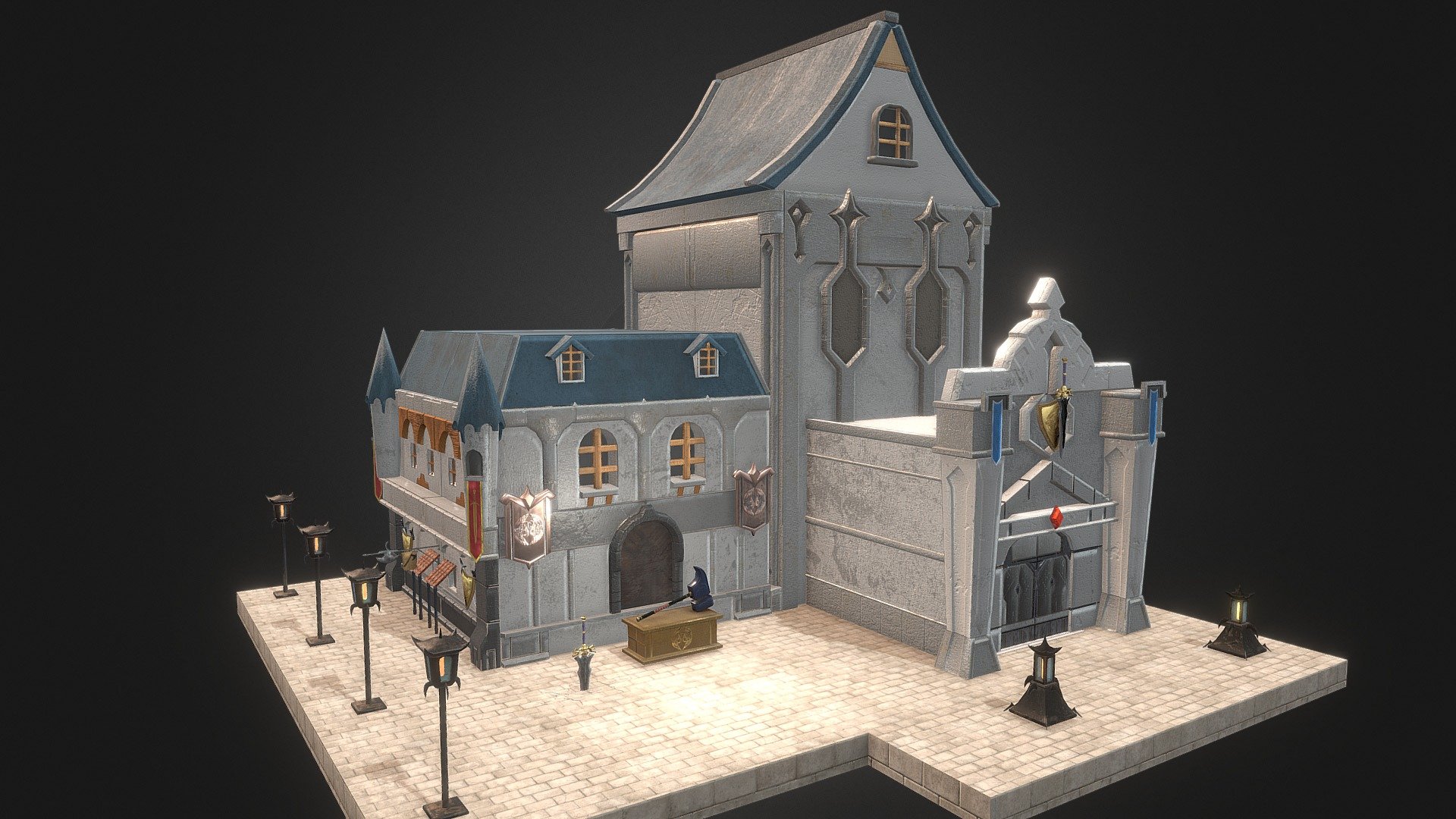Knights Guild - 3D model by hip184184 [6fa8d0b] - Sketchfab