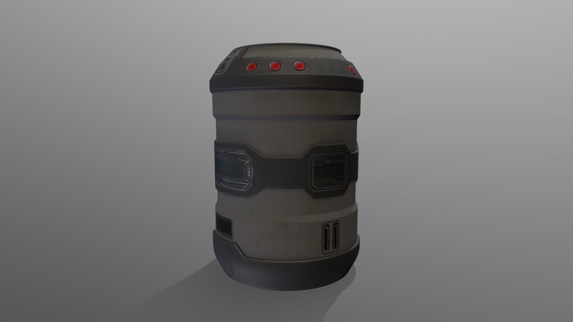Sci fi Barrel - 3D model by fint7842 [6fa8ff7] - Sketchfab