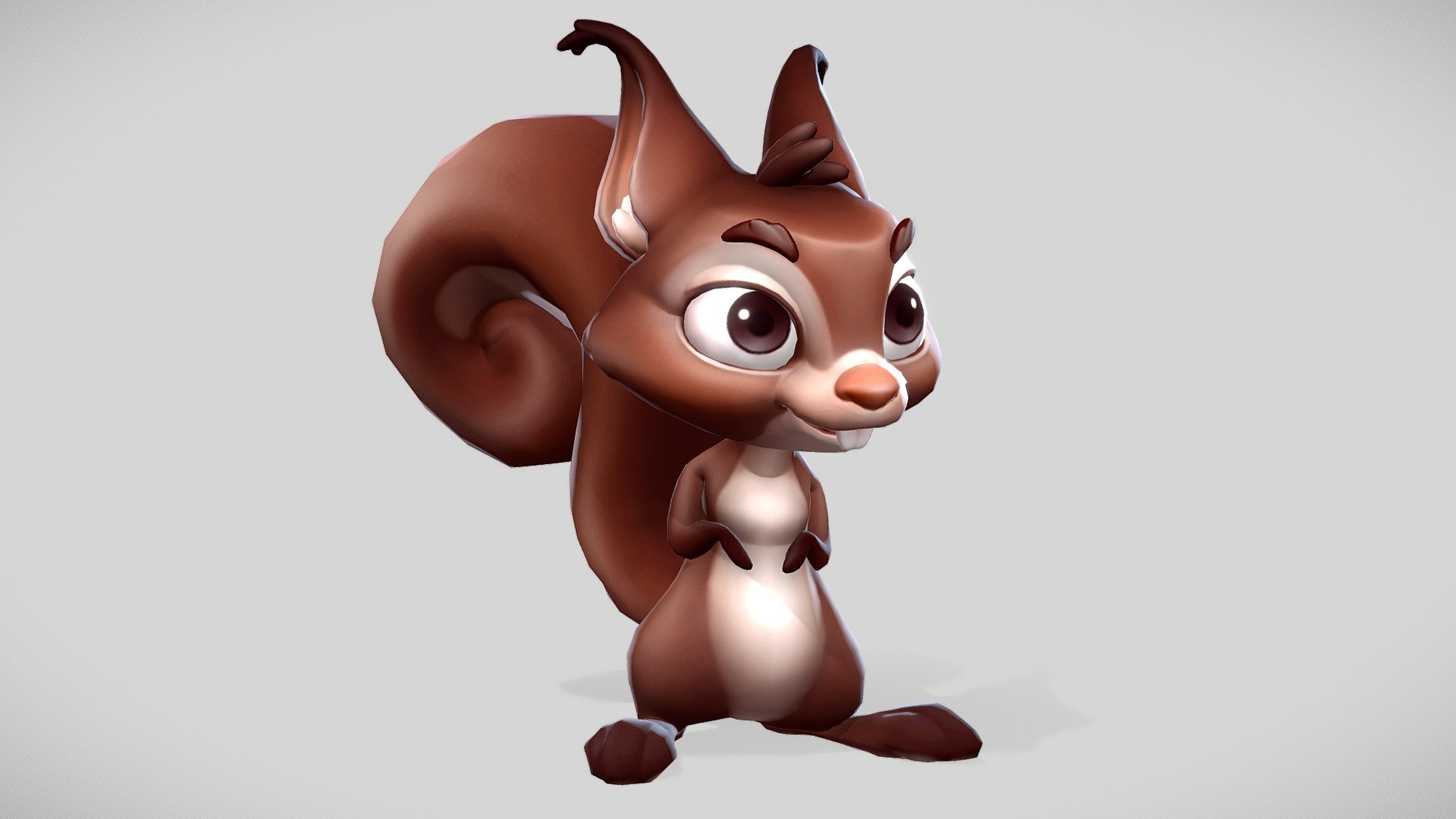 Squirrel - Buy Royalty Free 3D model by JoseDiaz [6faade9] - Sketchfab ...