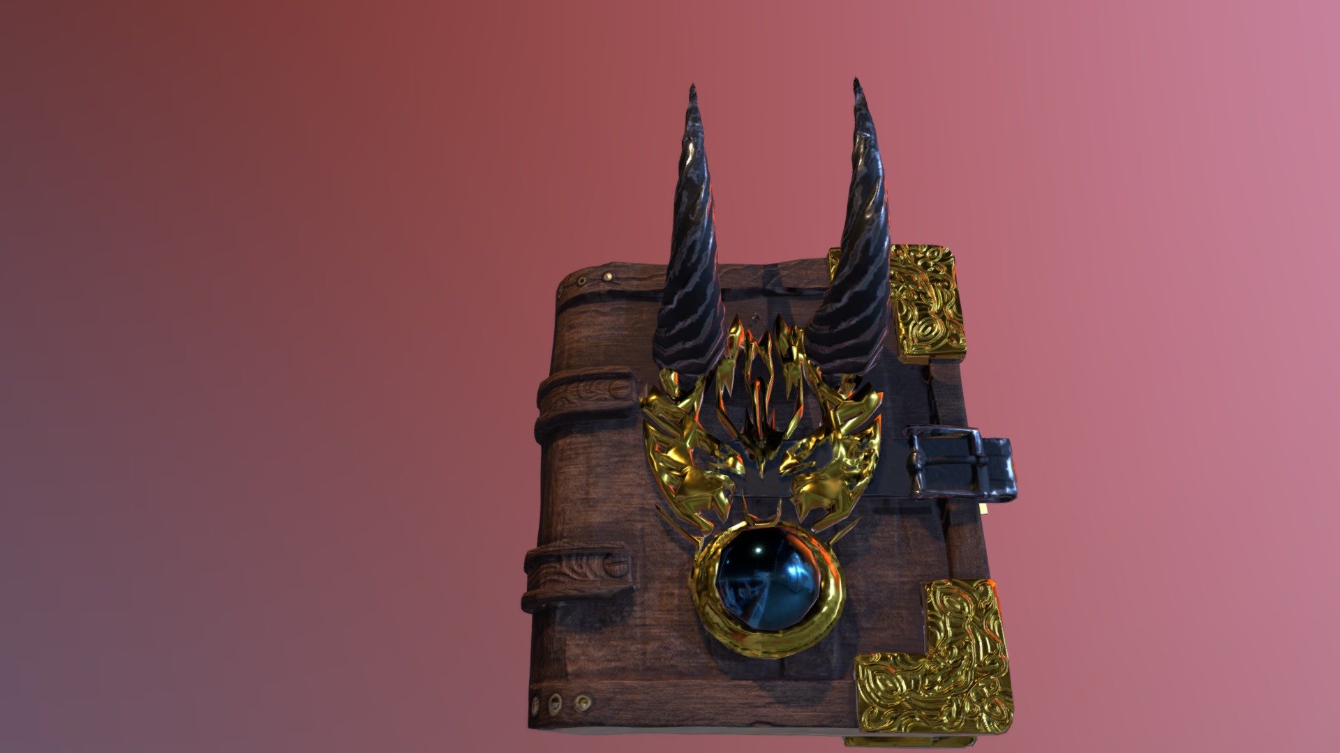 330 Stylized Demon Book KB - Download Free 3D model by kboateng ...