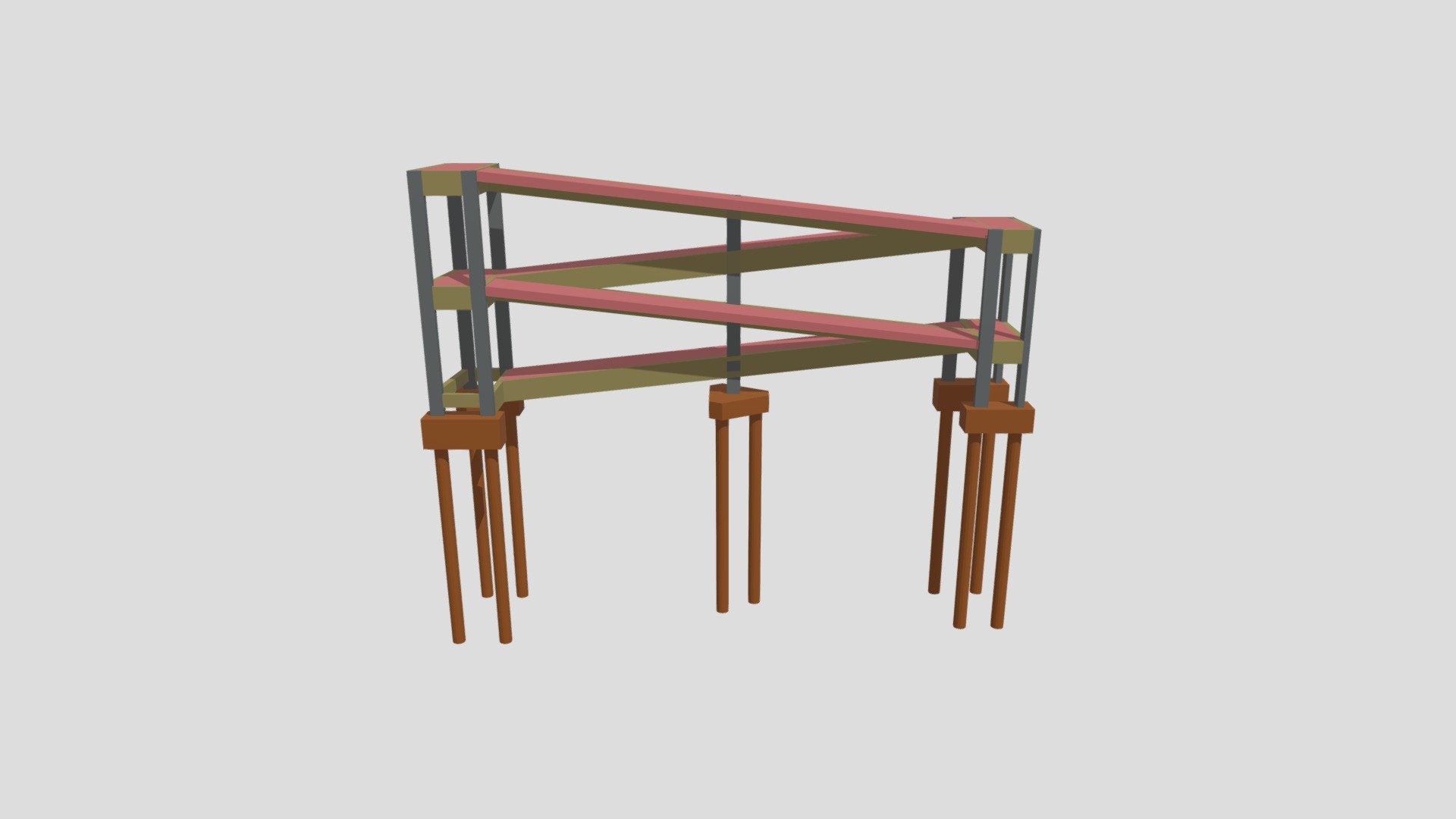 ESTRUTURAL RAMPA - 3D model by PROCALCULO [6fadef9] - Sketchfab