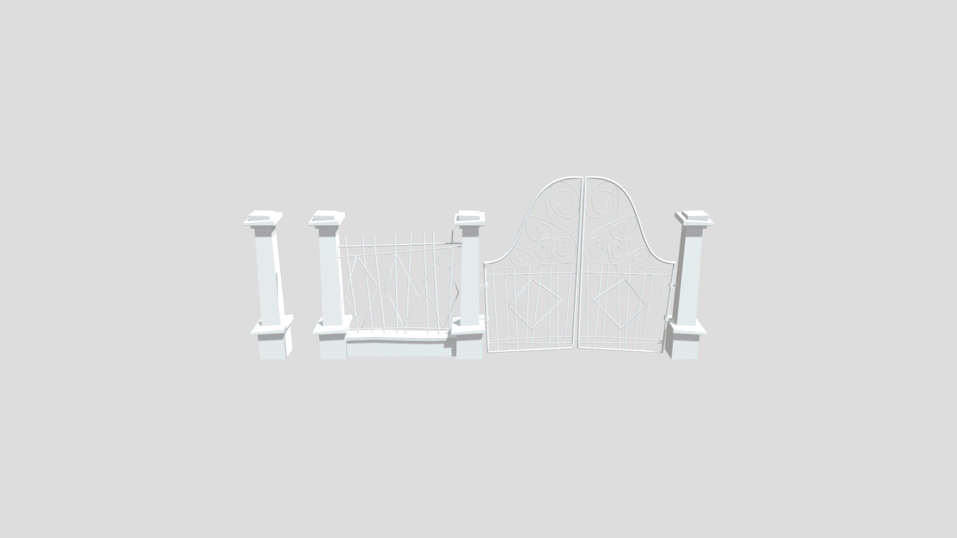 Fancygate - Download Free 3D model by OswaldFan001 (@Oswald001 ...