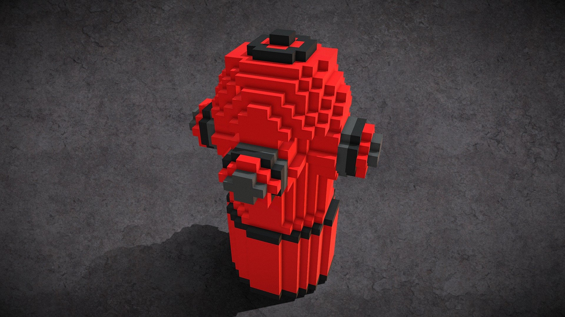 Voxel Fire Hydrant - Velivian Fesothe - 3D model by Velivian Fesothe ...