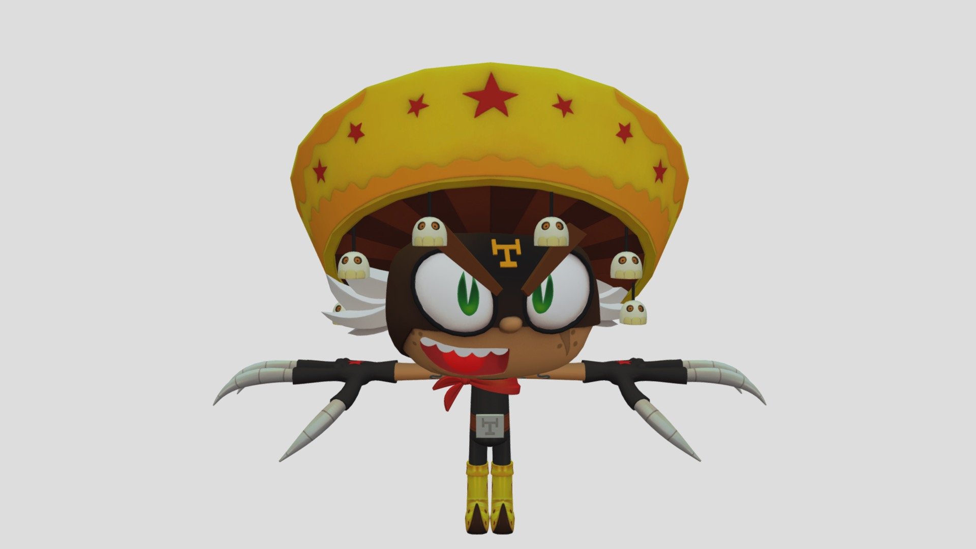 Nasb2 - ElTigre Costume 02 - Download Free 3D model by SMF Friends Fan ...