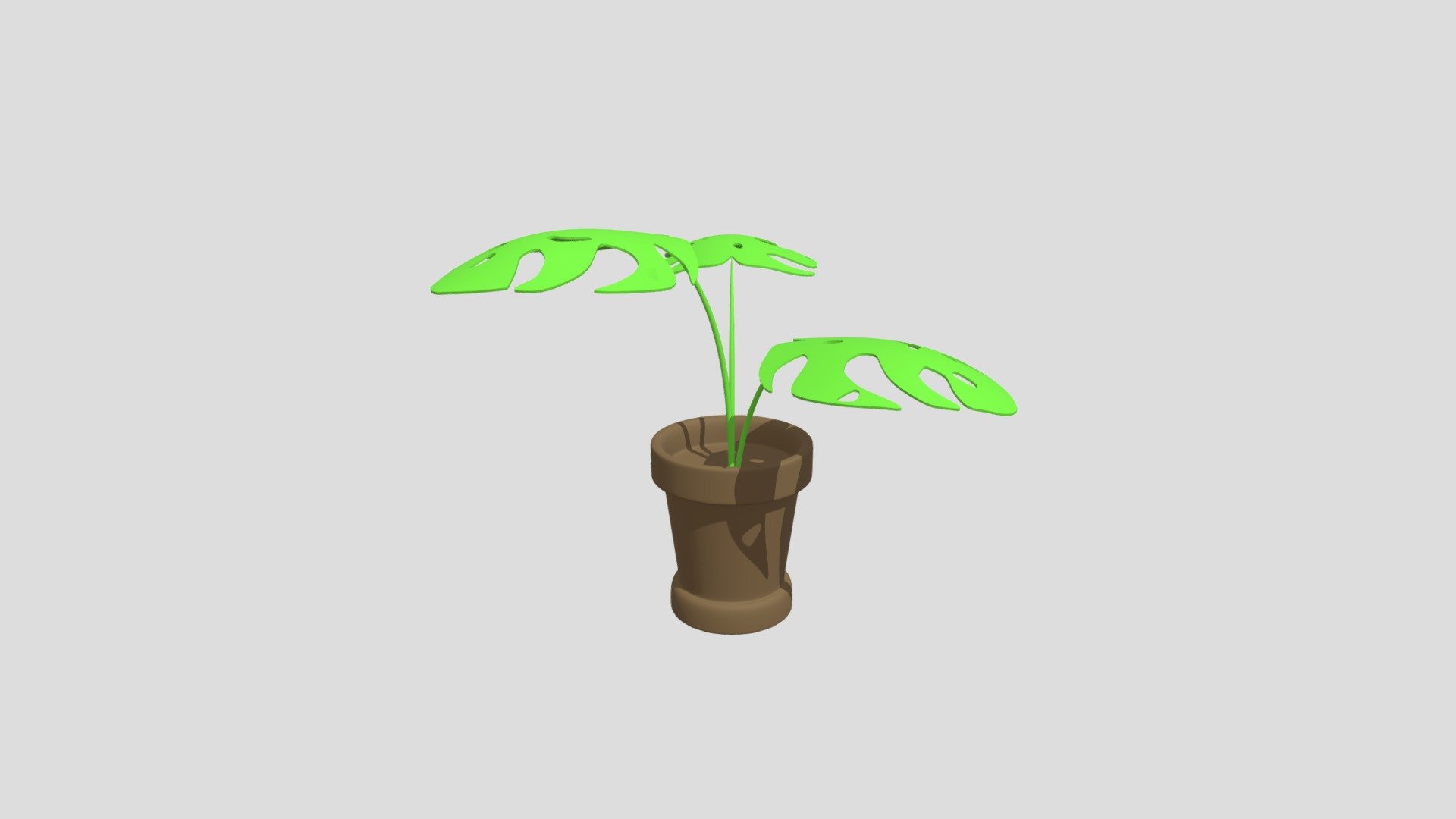 Monstera Plant - Download Free 3D model by KejbisiDev [6fb1f1d] - Sketchfab