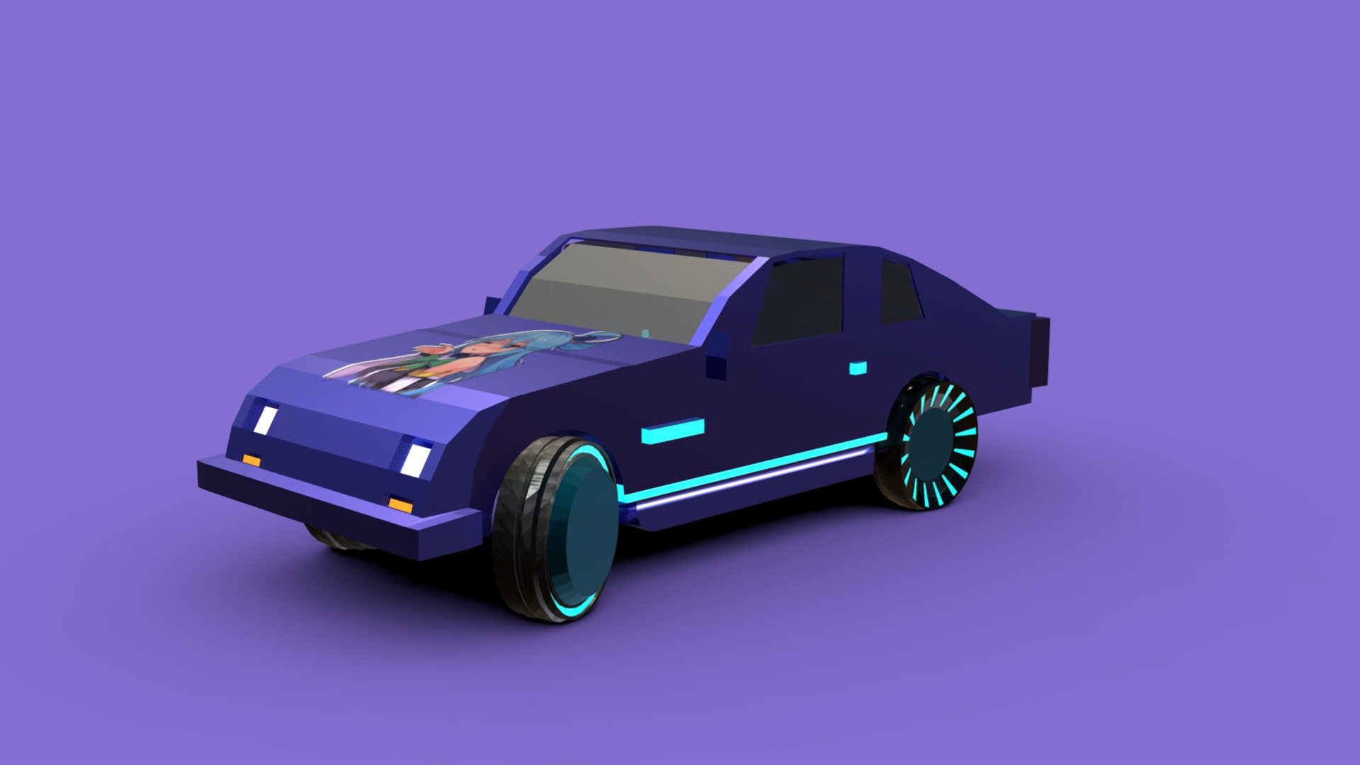 car low poly - Download Free 3D model by asassart (@asass3) [6fb2197 ...
