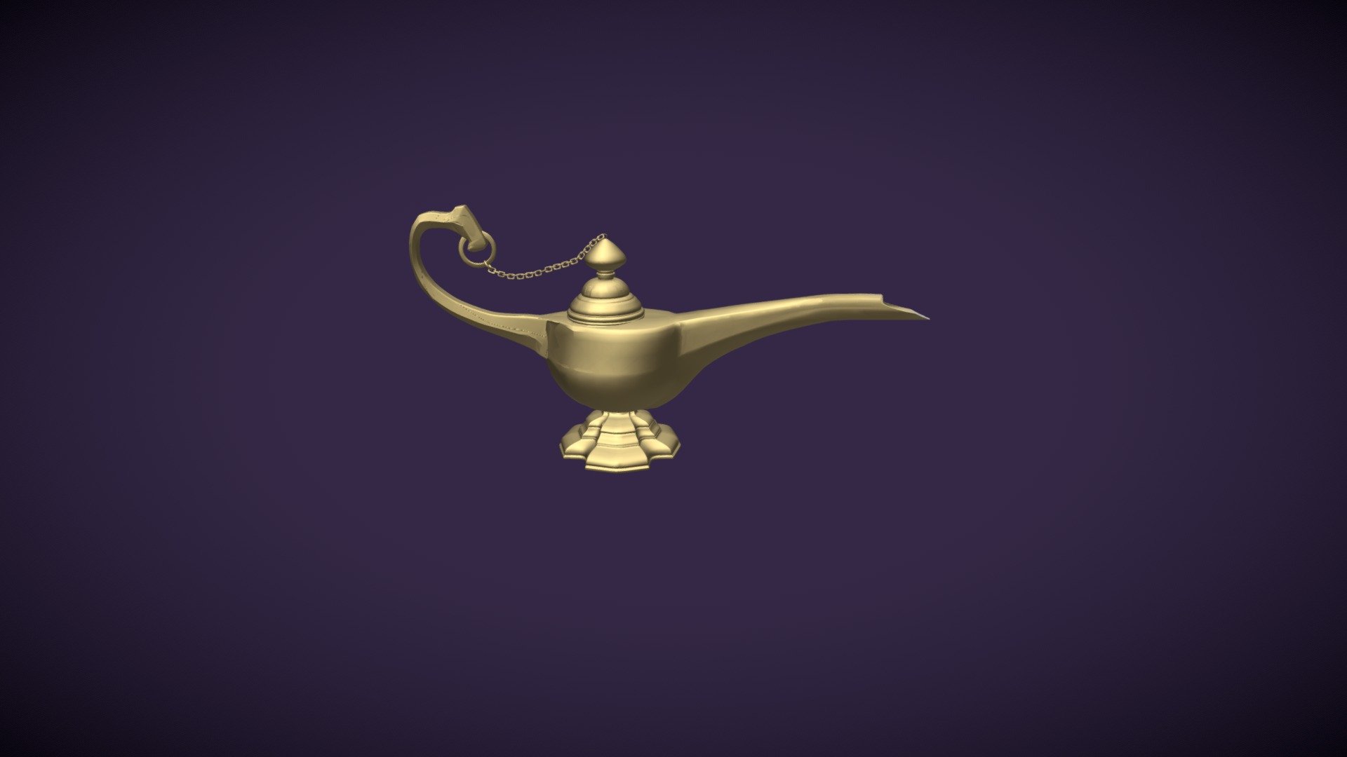 Genie Lamp - 3D model by Anastasia Sparling (@AnastasiaSparling ...