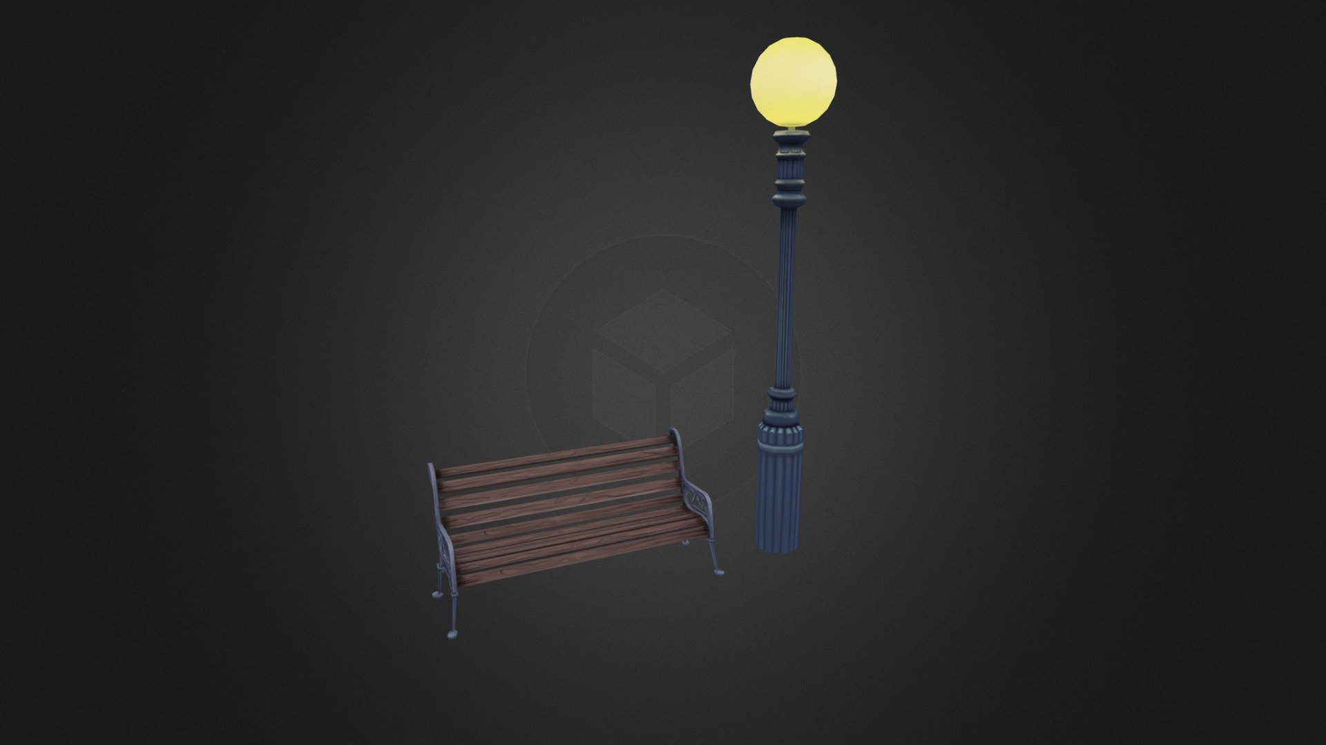 TMNT Mutant Madness Zoo Bench and Light - 3D model by Jasper Rubino ...