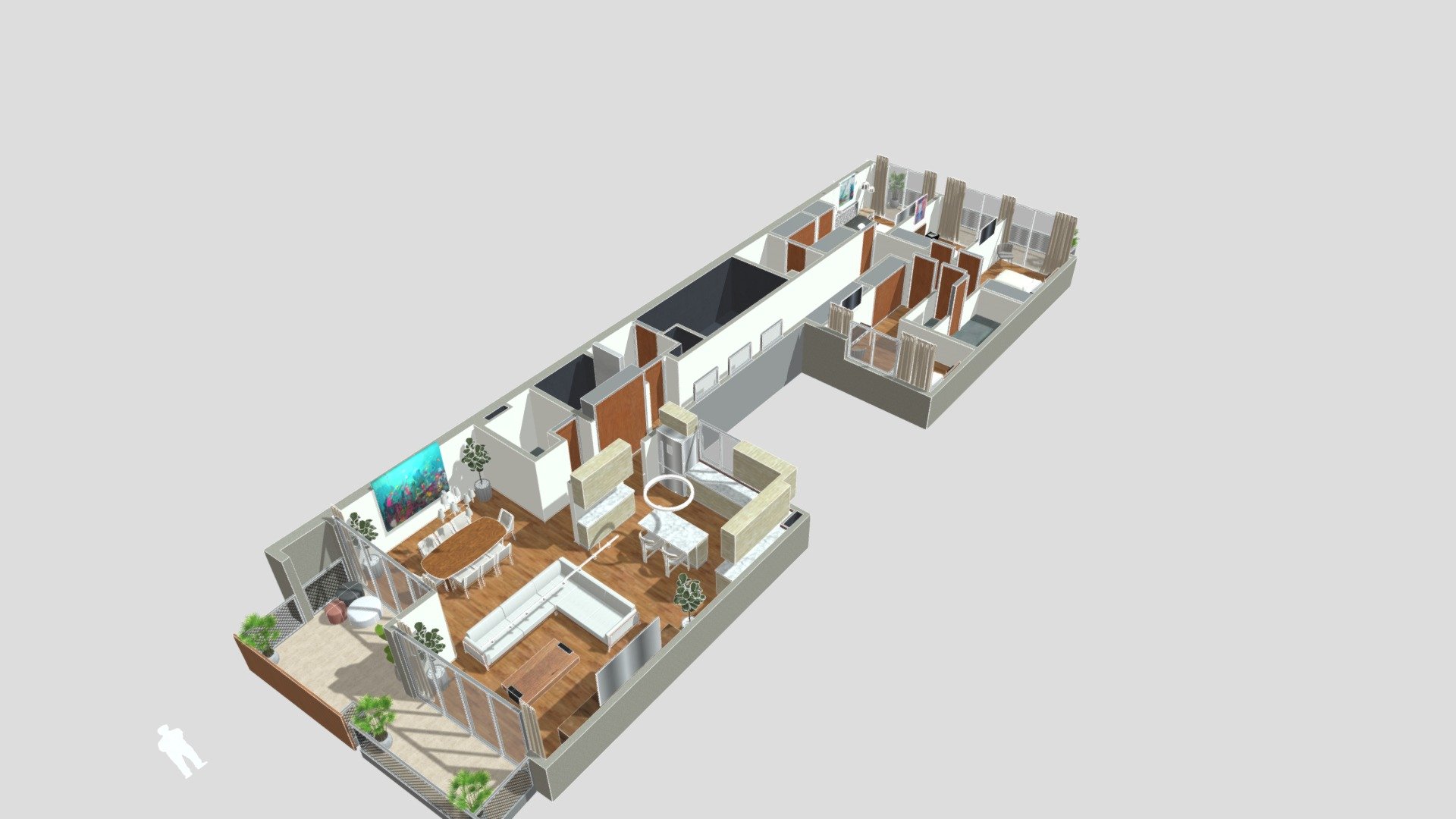 Planta - - 3D model by Goyena Br (@seoane_ignacio) [6fb3127] - Sketchfab