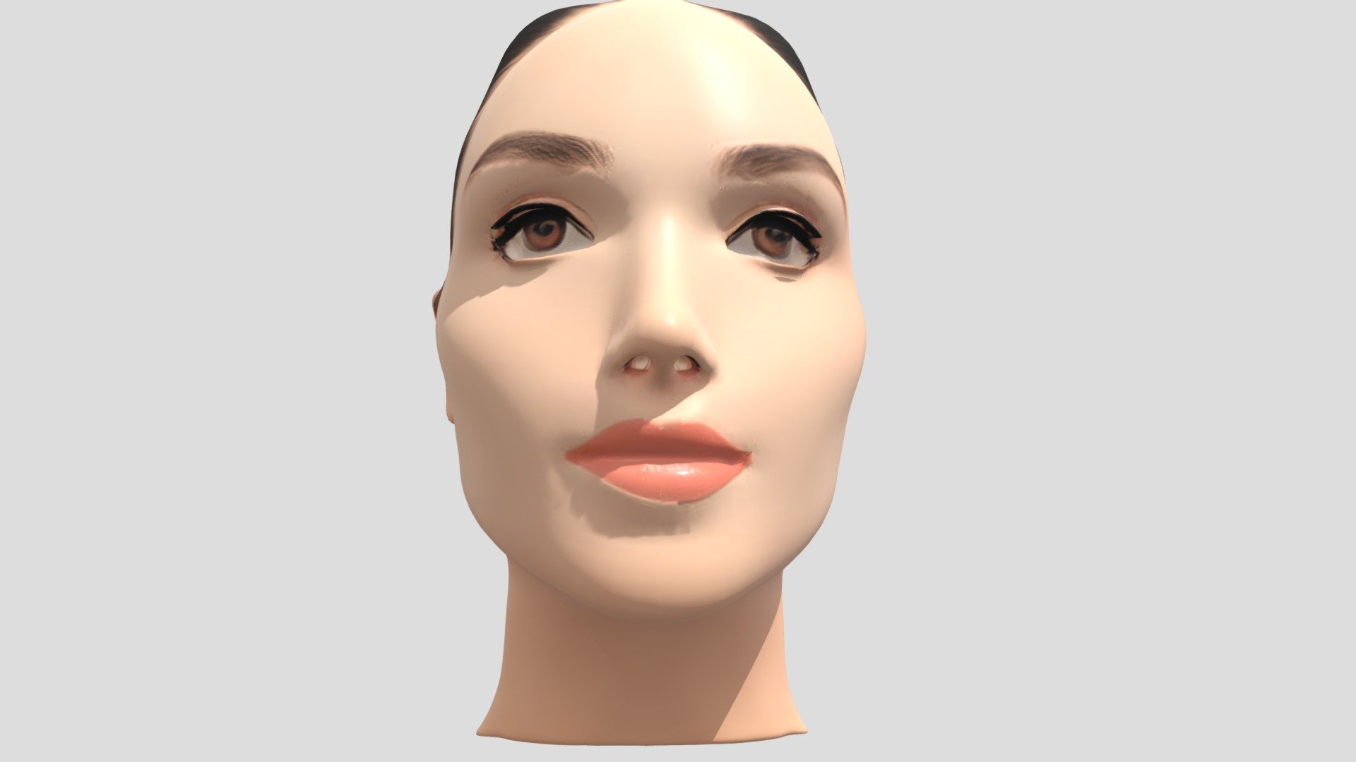 Highly detailed female face 3d model - Download Free 3D model by Shivam ...