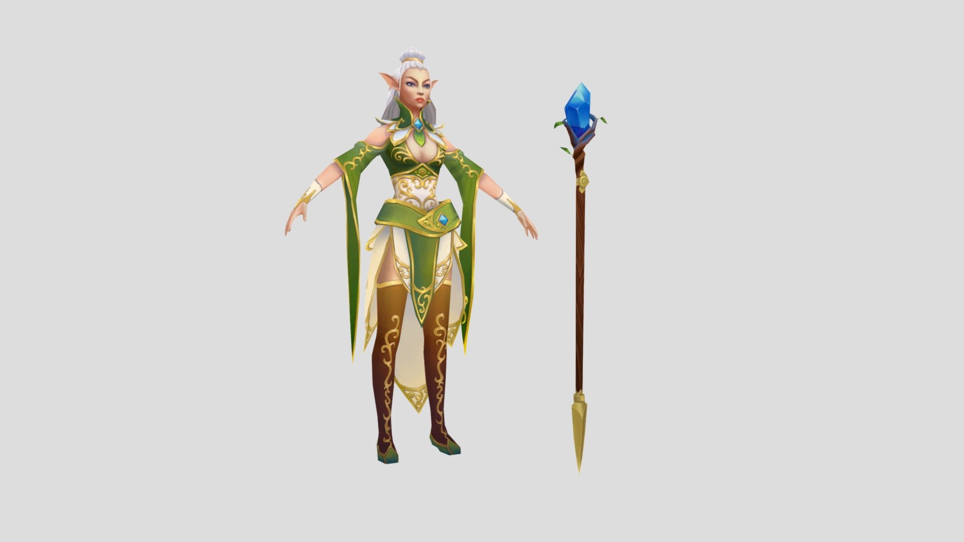 Elf - 3D model by zookininas [6fb5e0a] - Sketchfab