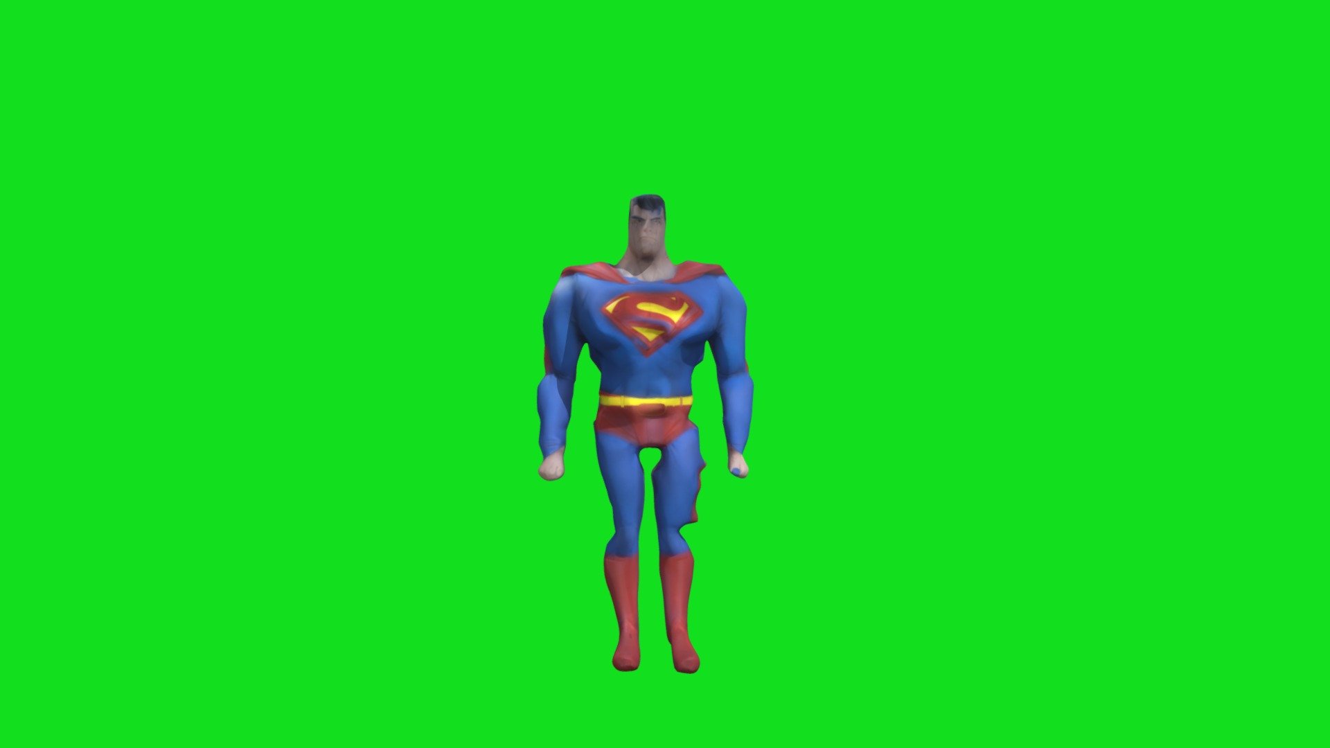 Superman dc cartoon 3d model fts - Download Free 3D model by sunnykhude ...