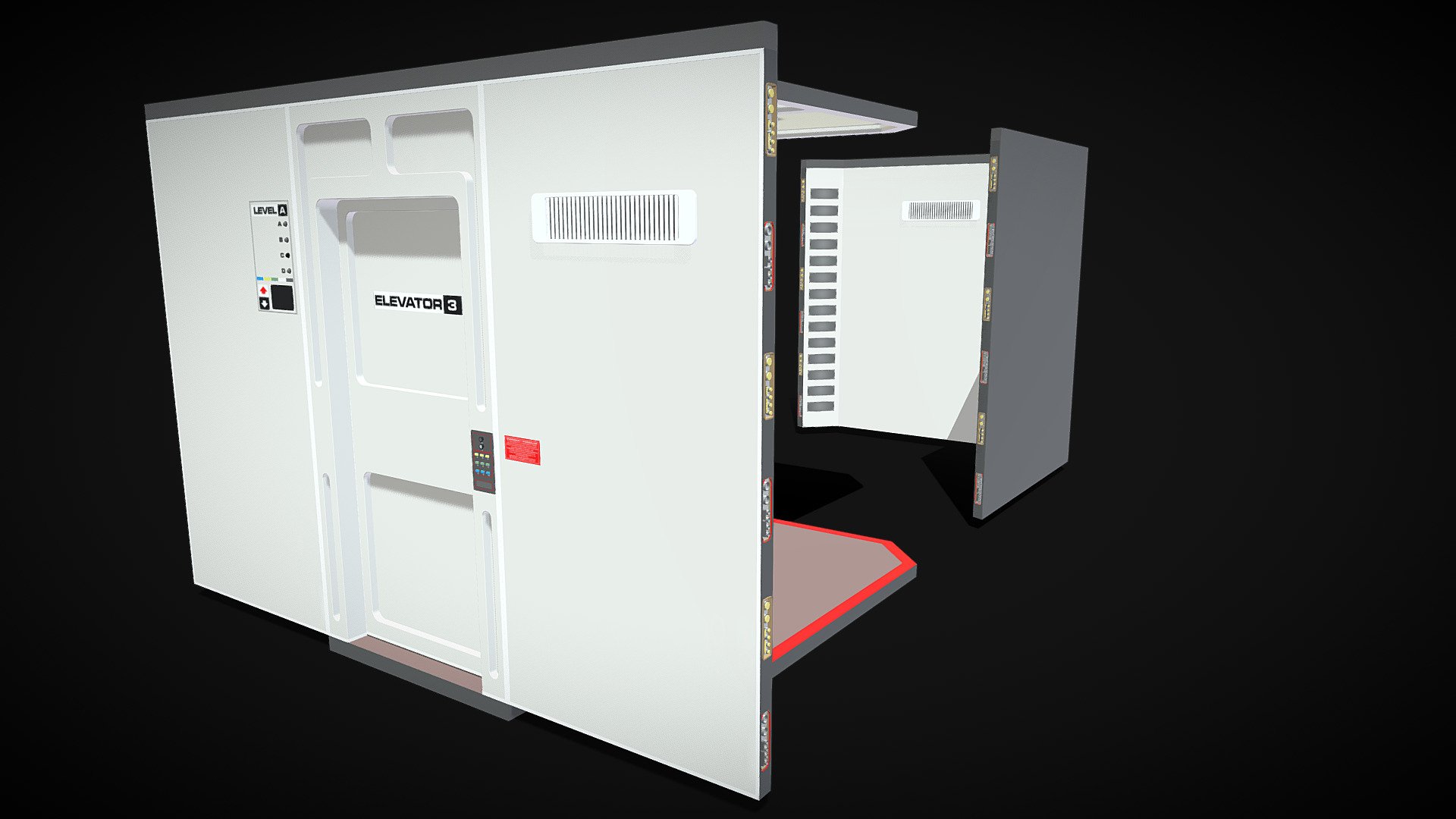 Alpha Moonbase Elevator Type A - Buy Royalty Free 3D model by ...