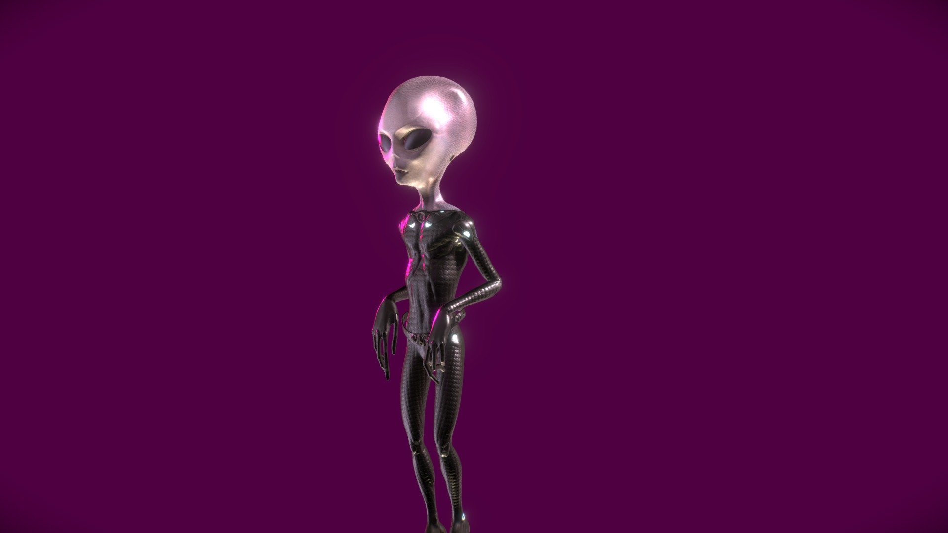 Alien Seeker - 3D model by Michael Fiedler (@nemosirus) [6fb9012 ...