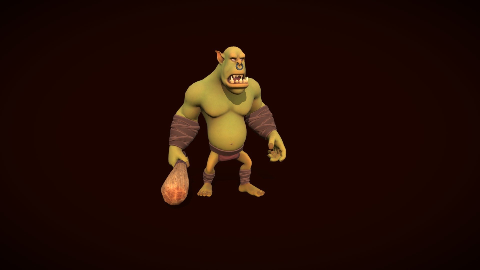Orc ( 6 animations, 3 skins ) - 3D model by Lil_Pupinduy [6fb9790 ...