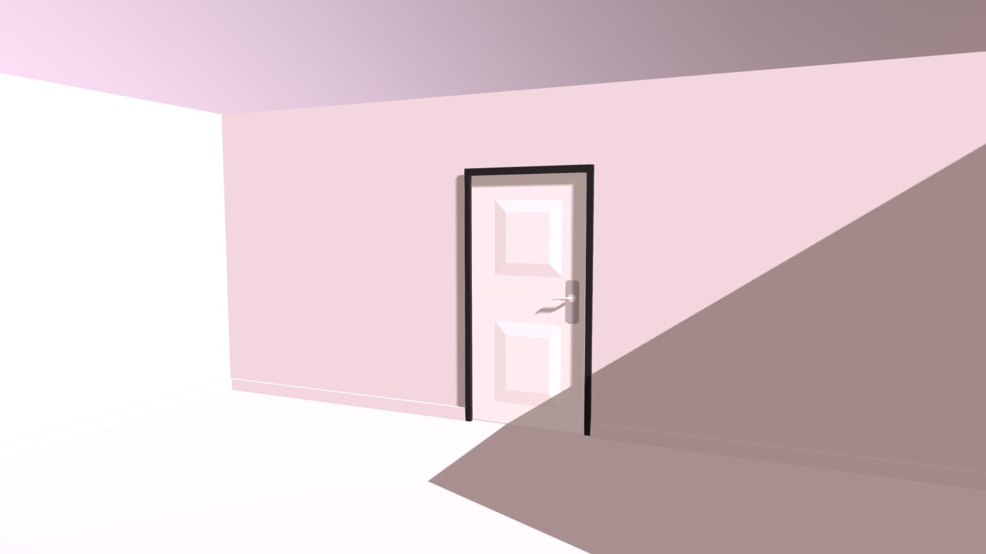 Simple Smooth Game-Ready Door Model - Download Free 3D model by Split ...