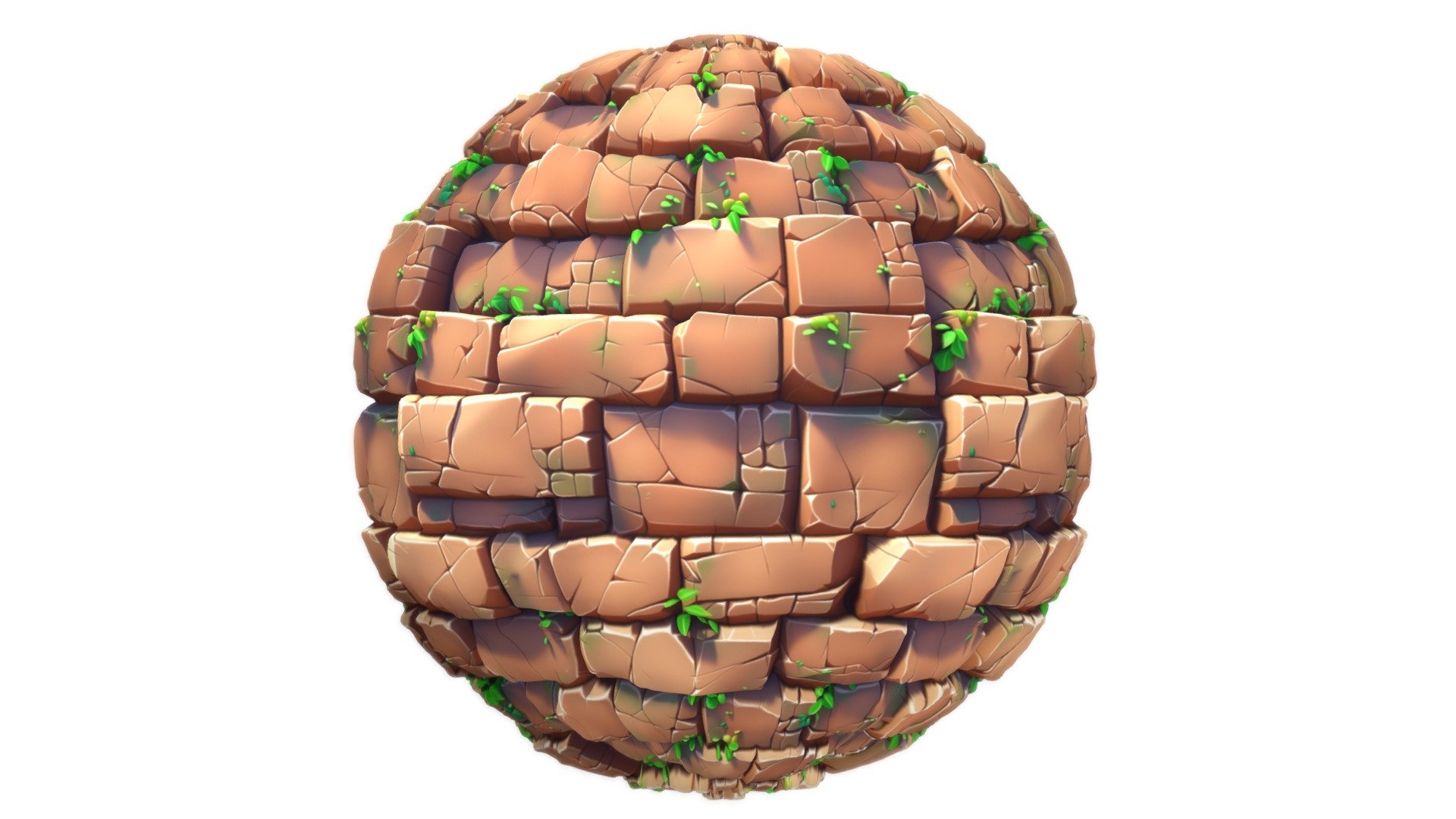 Stylized Brick Seamless Texture - Buy Royalty Free 3D model by ...
