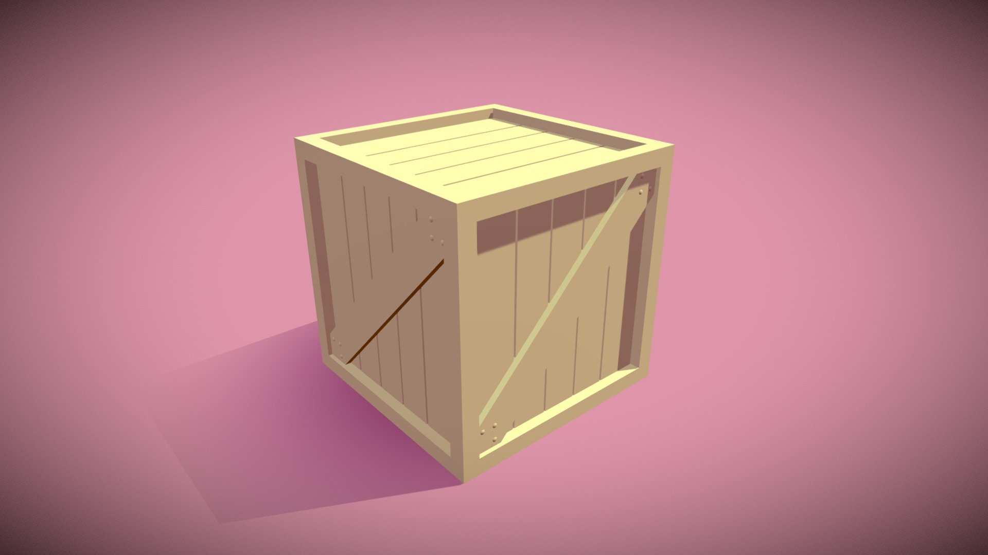 Crate 1 OBJ - 3D model by MaxWestall1 [6fbe023] - Sketchfab