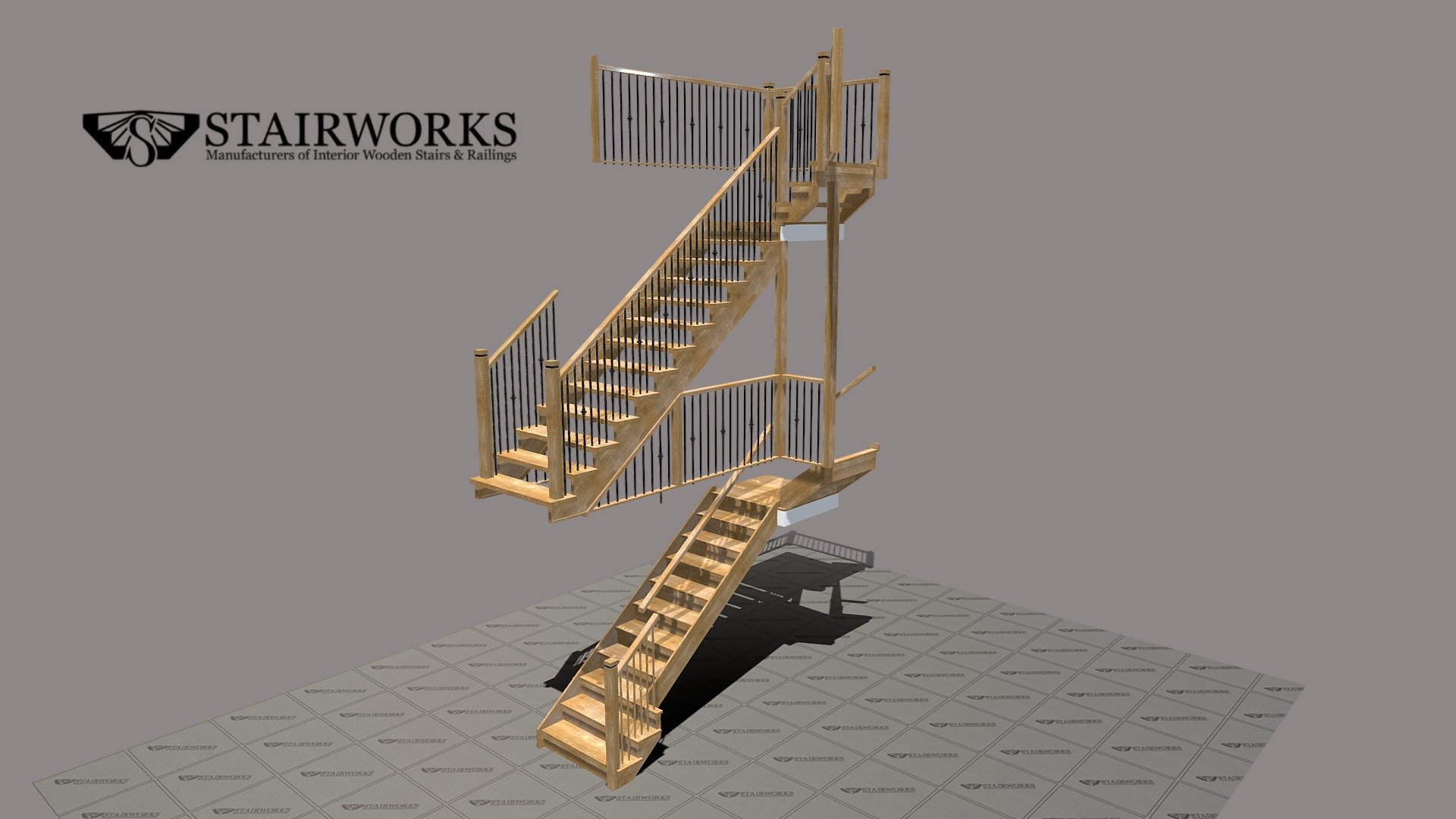 TFH_LOT_41_CHARLES CURRIE_STAIR-RAILING_DESIGN_F - 3D model by STW ...