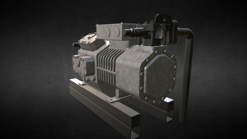 Diesel Generator - 3D model by OverbeckStudios [6fc0f5a] - Sketchfab