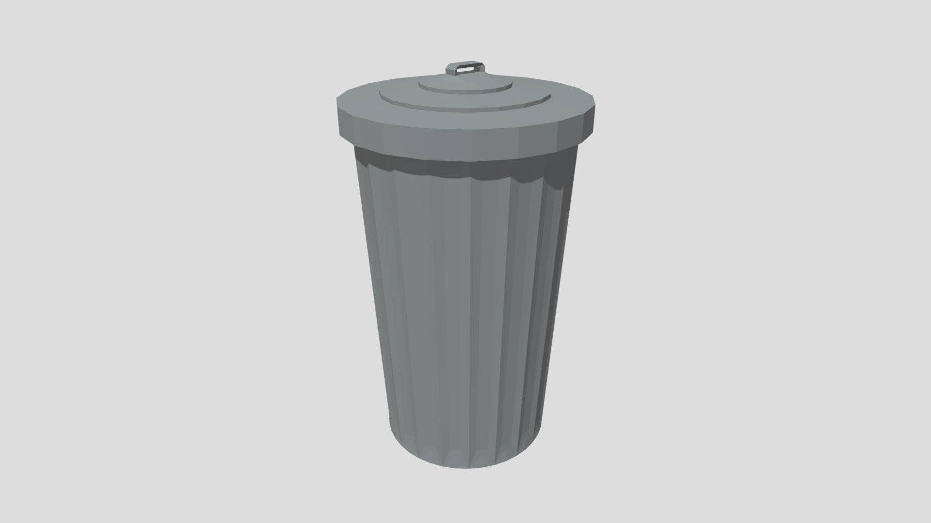 Trash bin lowpoly - Download Free 3D model by r1c05h37 [6fc245a ...