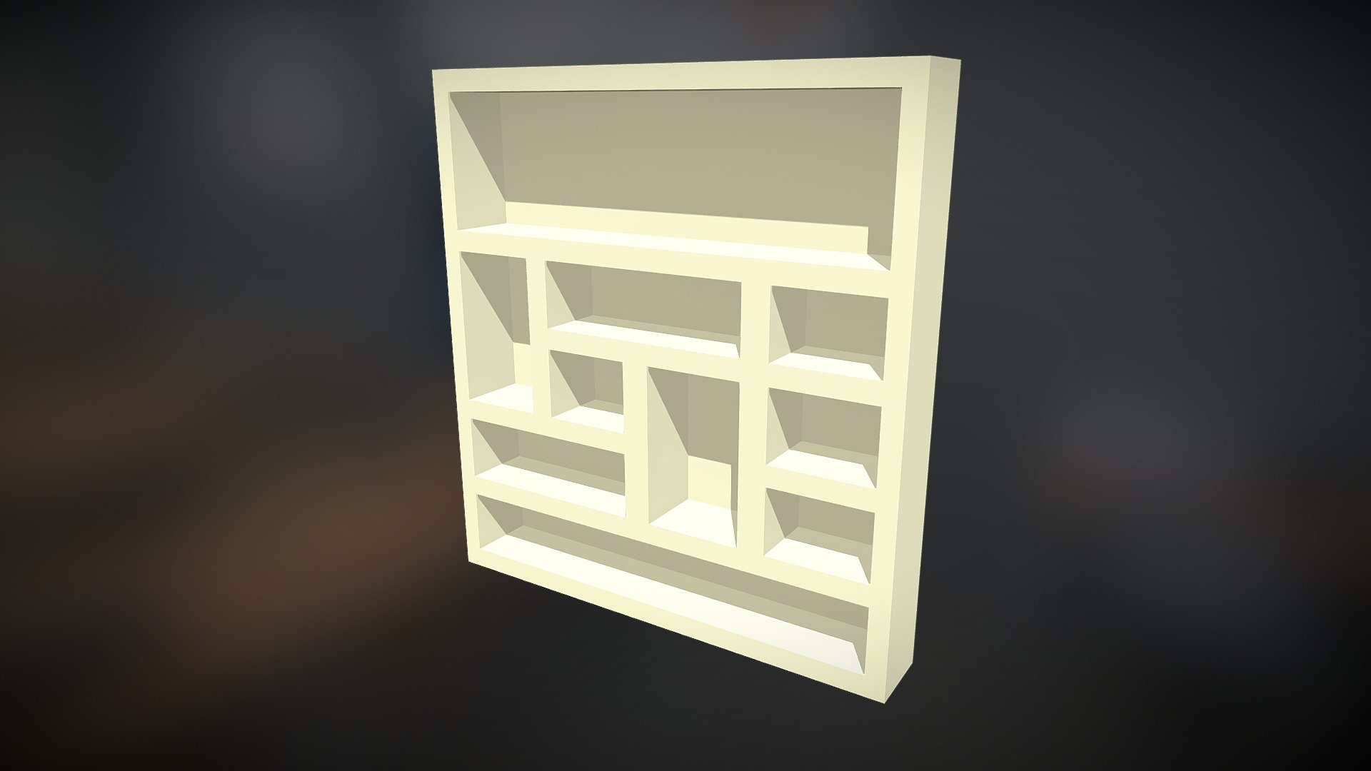 Updated Shelf - Download Free 3D model by interiorLHM [6fc3692] - Sketchfab