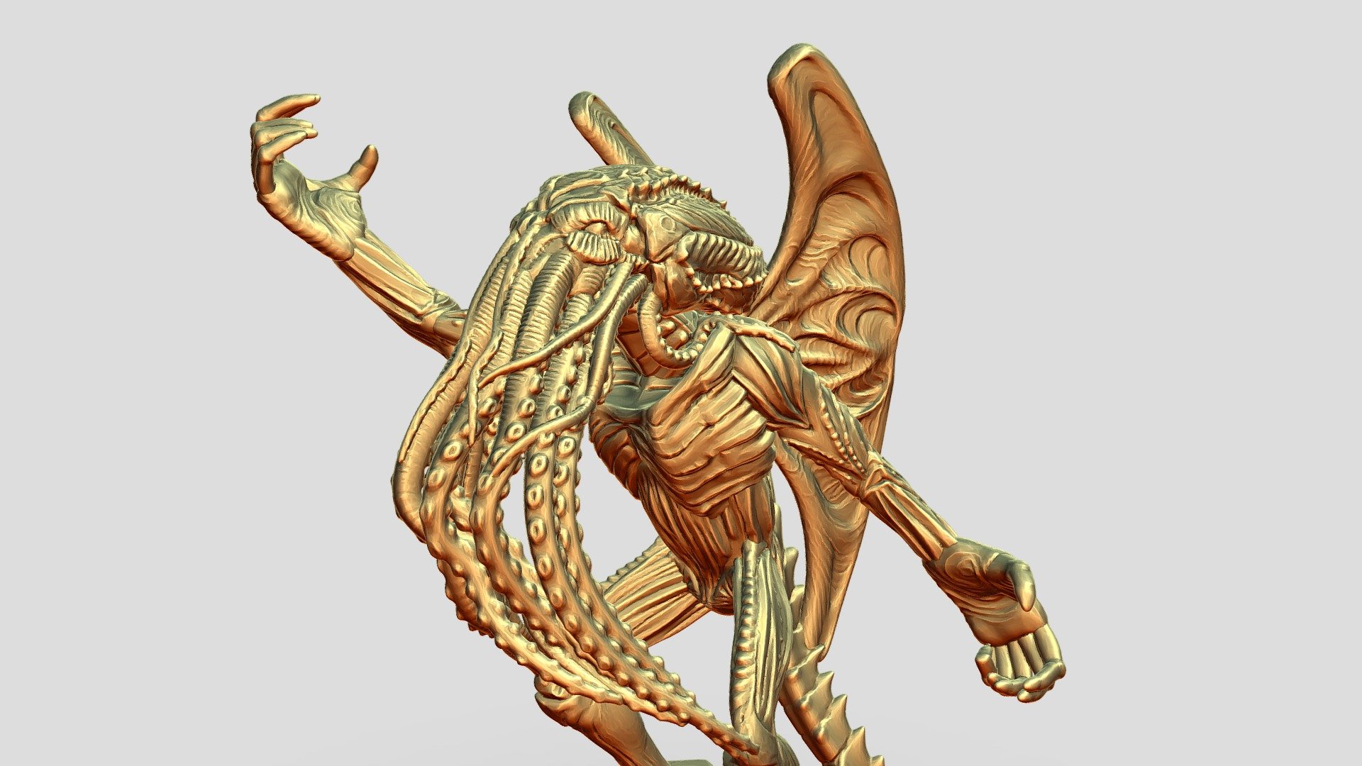 Cthulhu - Download Free 3D model by Diana Liu (@Diana123456) [6fc4035 ...