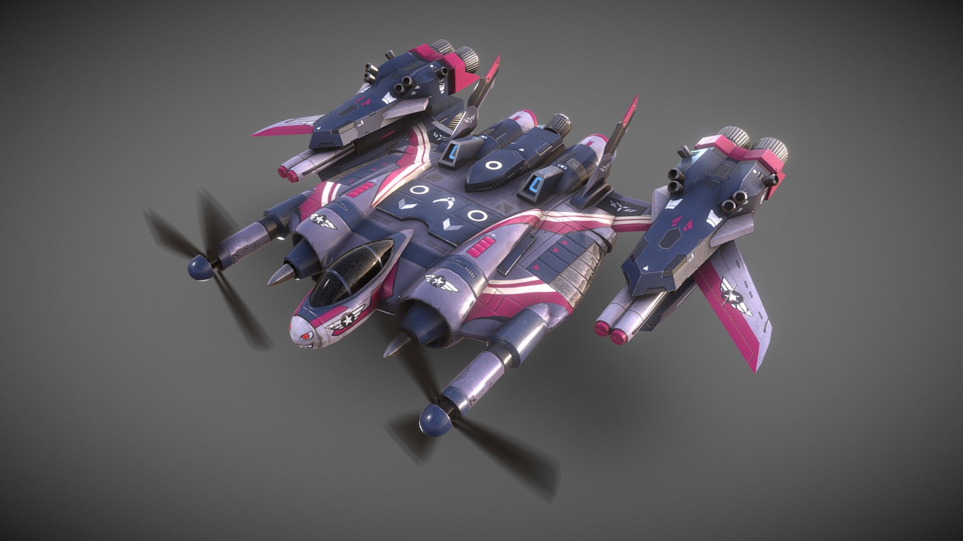 XF5U Flying Pancake_02 - 3D model by neogools [6fc4528] - Sketchfab