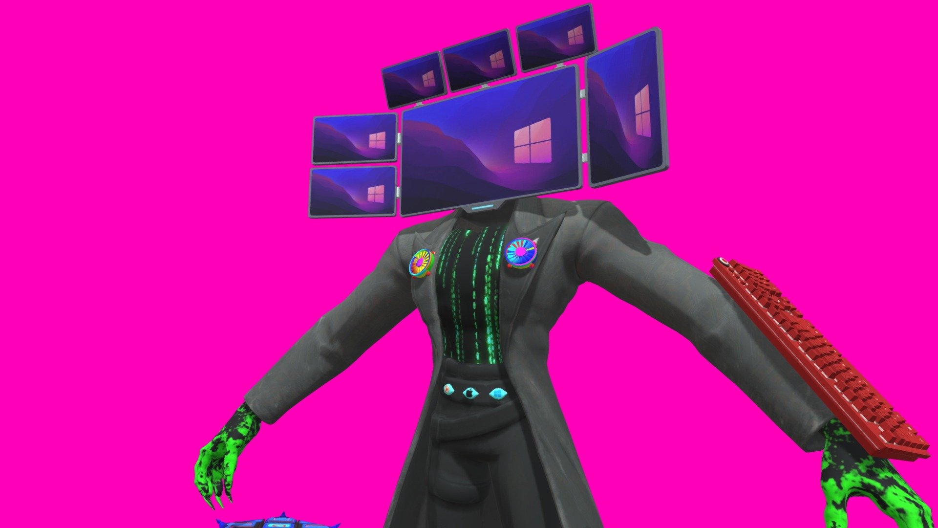 Titan-computer-man - Download Free 3D model by Mark05.07 [6fc47d4 ...