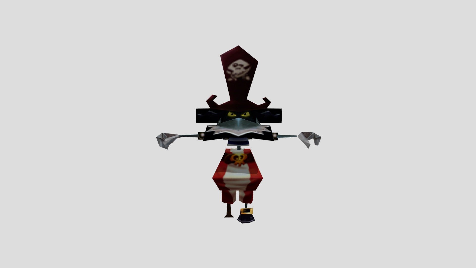 Rayman 2 Admiral Razorbeard - Download Free 3D model by jackiebatteau ...