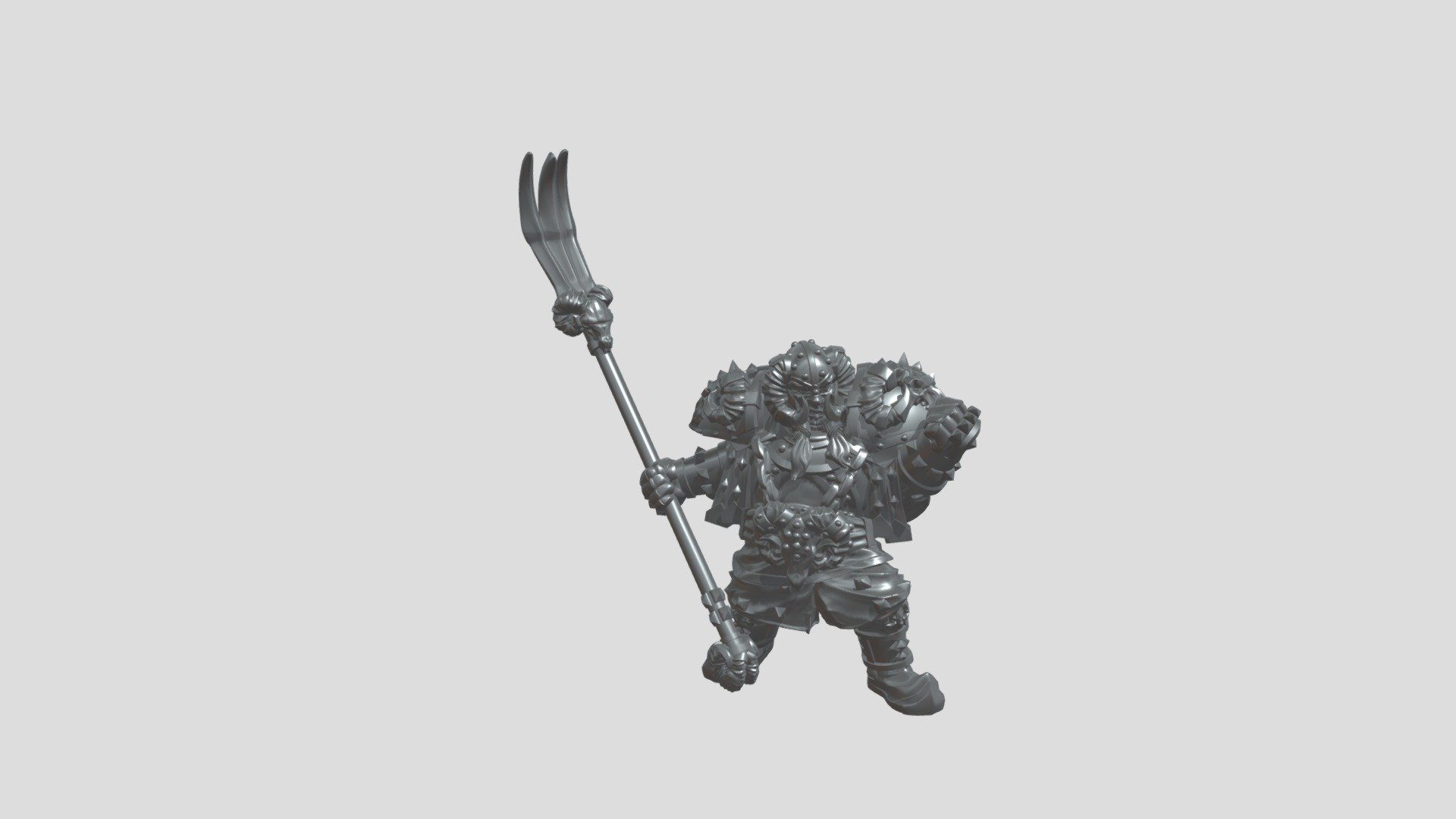 Chronopia Horned Ones Manx Skull Champion - 3D model by Chronopia ...