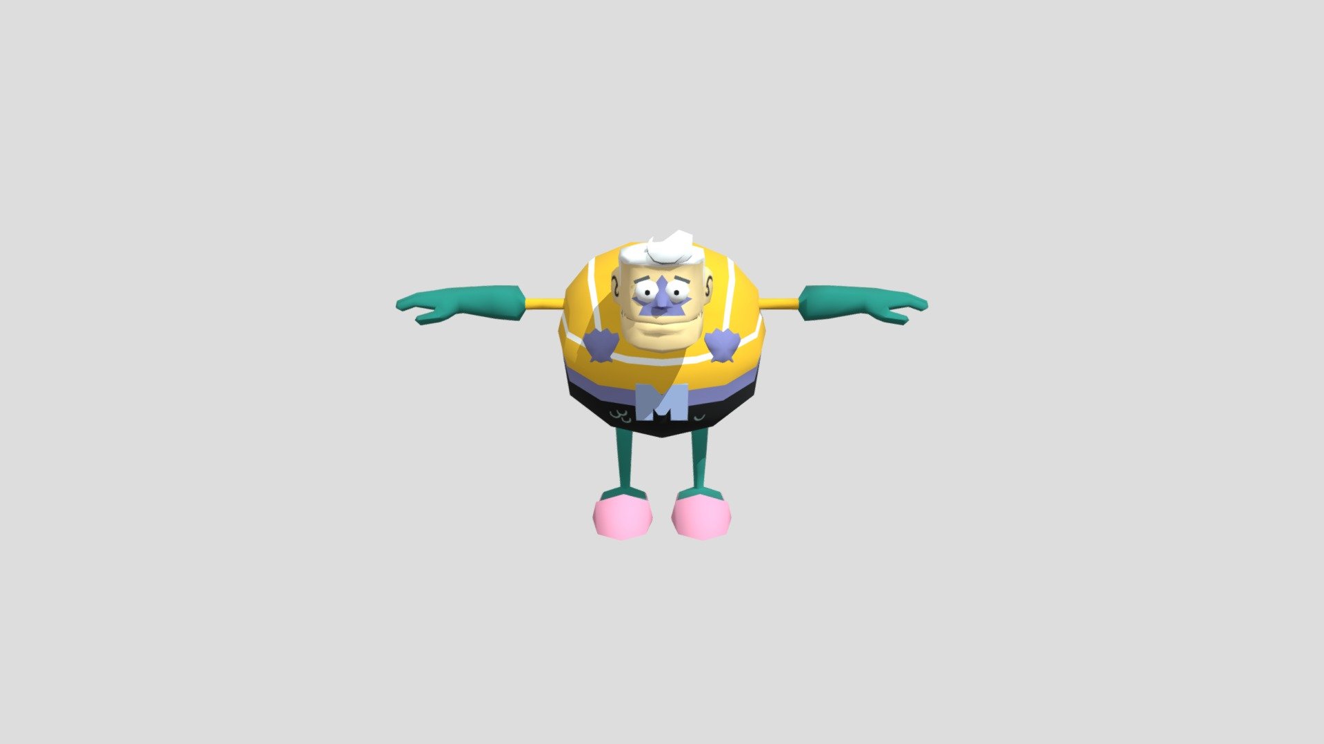 mermaid man - Download Free 3D model by Jacknjellify (@Pofdpoi) [6fc9751] - Sketchfab