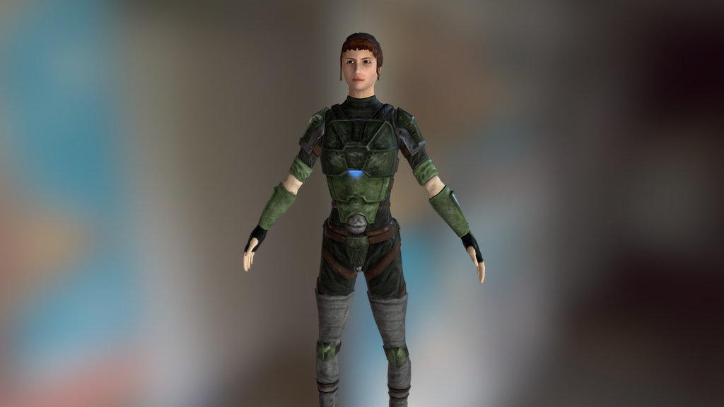 Futuristic Character - 3D model by Diane Hemi (@hemistiche) [6fcb38b ...