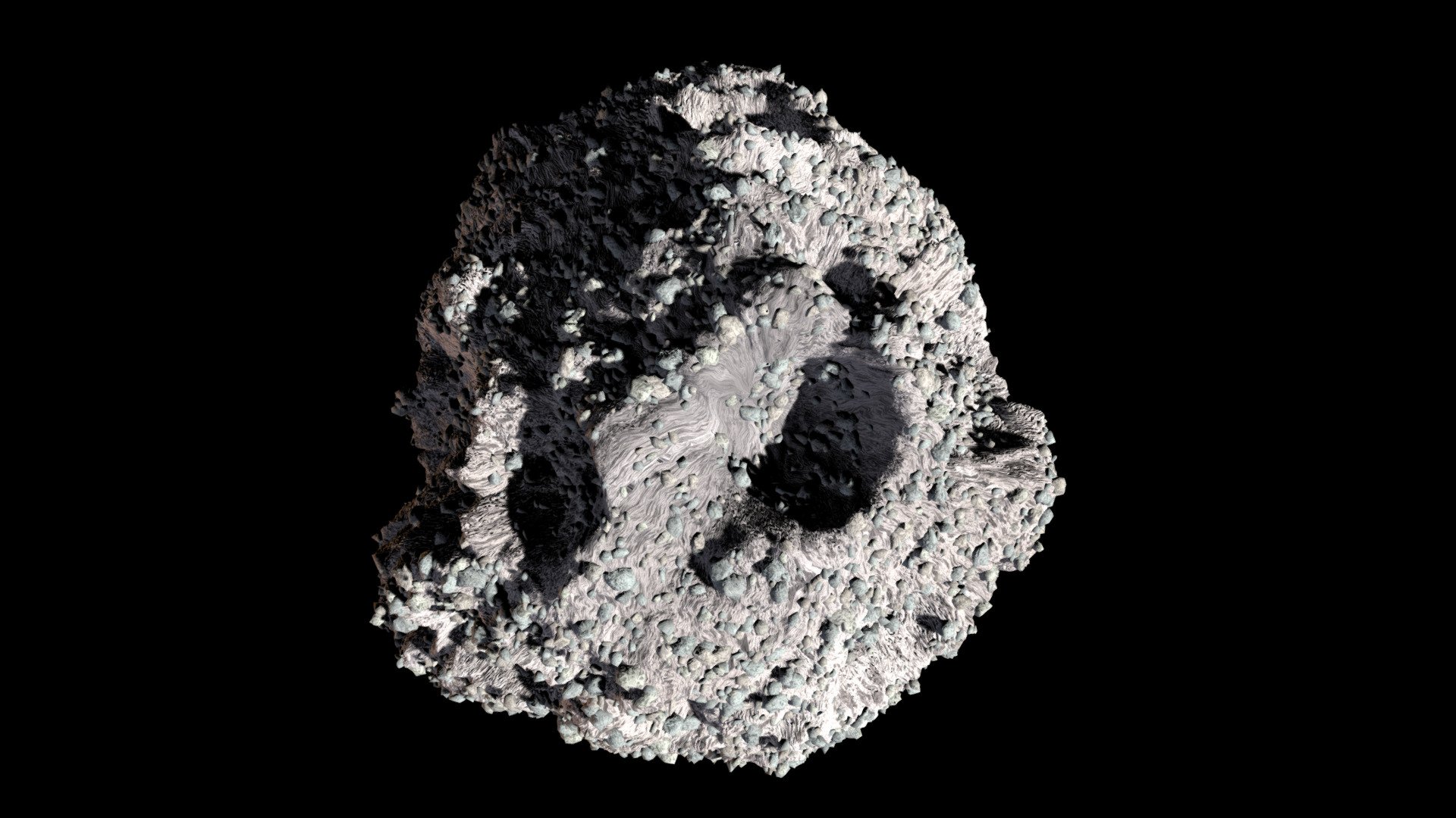 Asteroid (high-Poly) with Regolith - Buy Royalty Free 3D model by ...