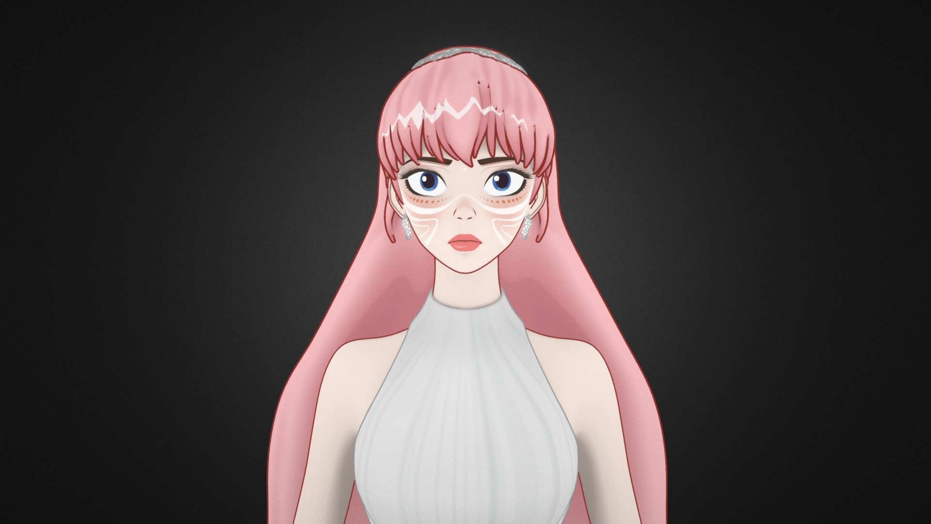 Belle (2021) - 3D model by Adrián García (@adrigx2) [6fccb21] - Sketchfab